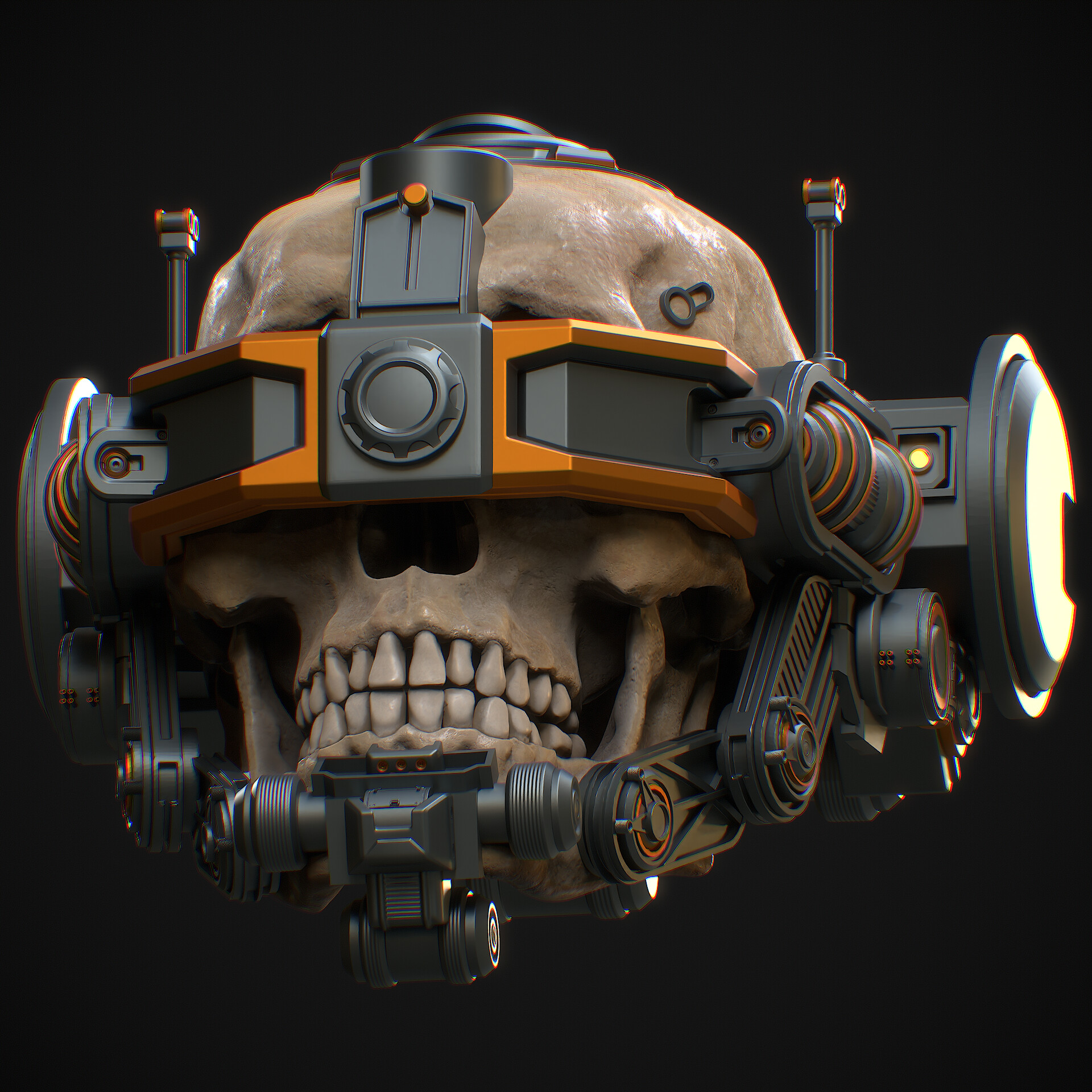 ArtStation - Skull Tech