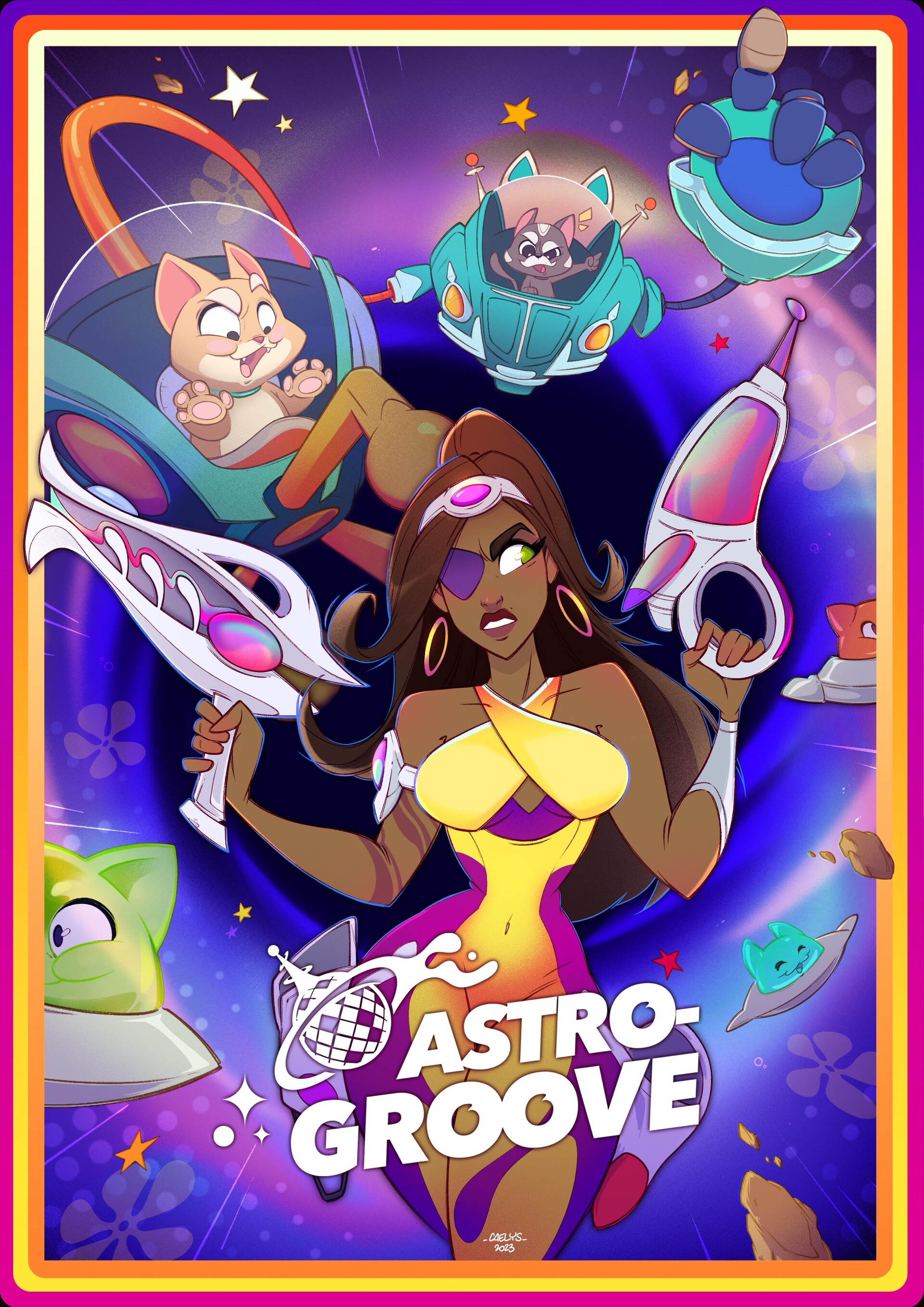 ArtStation - Astro Groove Samira Poster