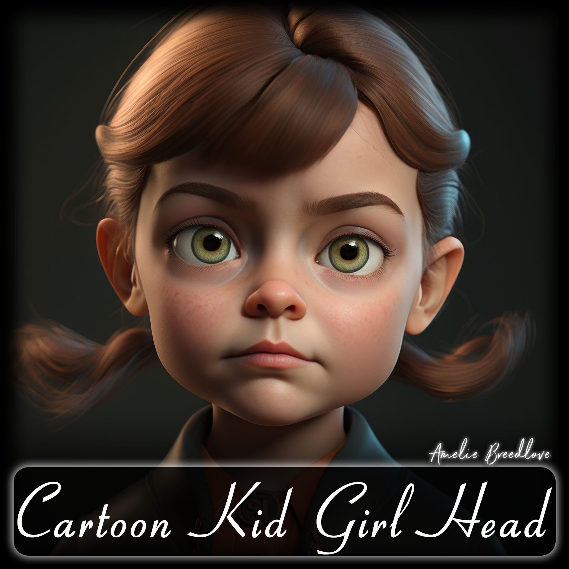 ArtStation - 300 Cartoon Kid Head Sculpt (Boy and Girl) Reference Pack ...