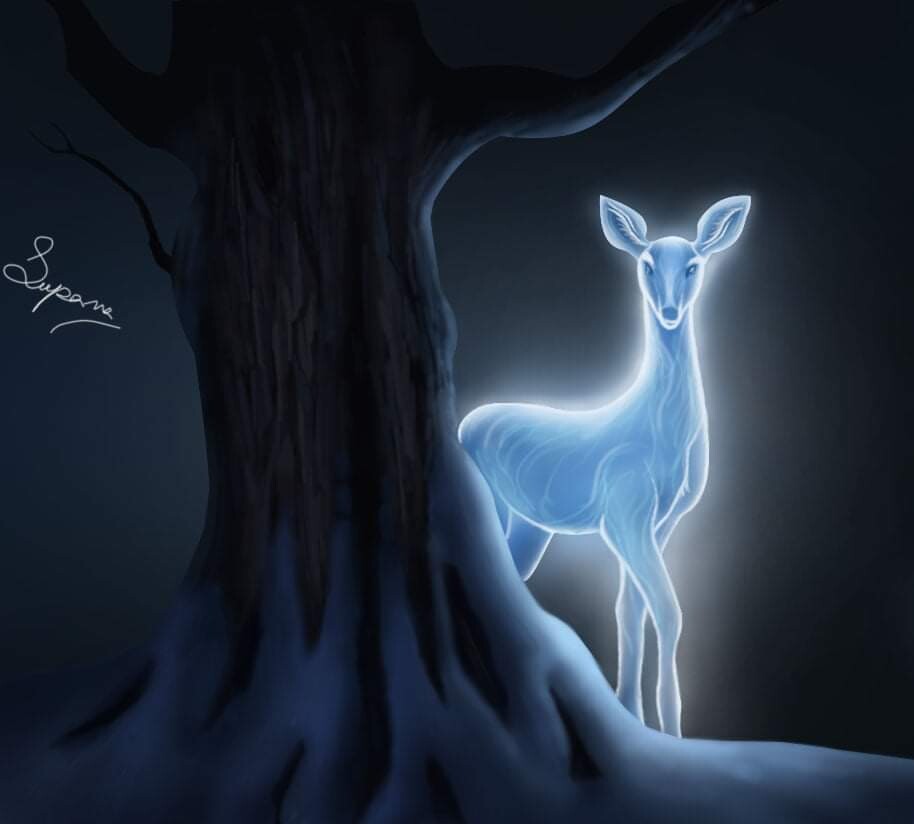 ArtStation - Silver doe(patronus)