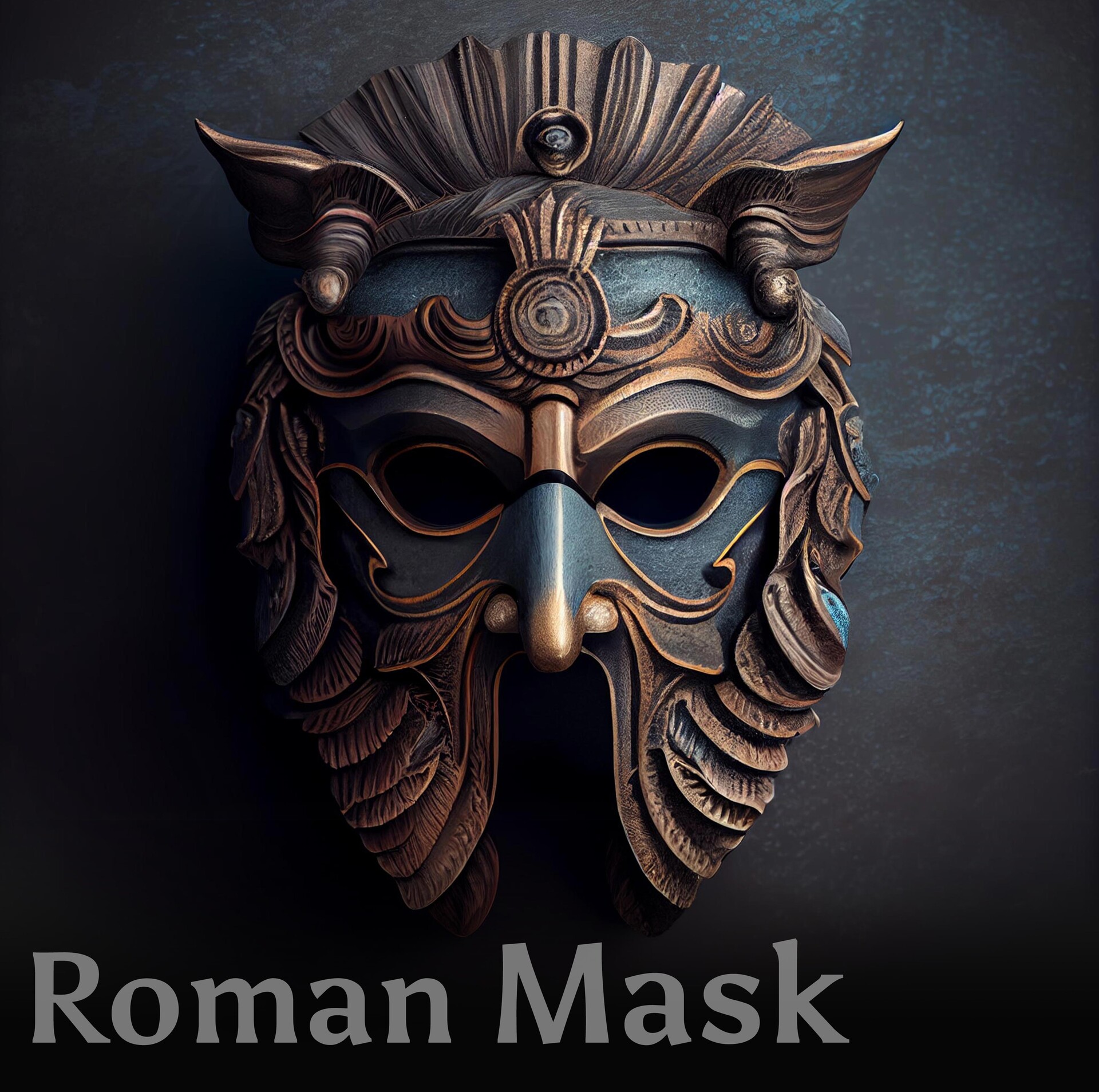 ArtStation - 183 Roman Mask reference Modeling /Designing Vol 04