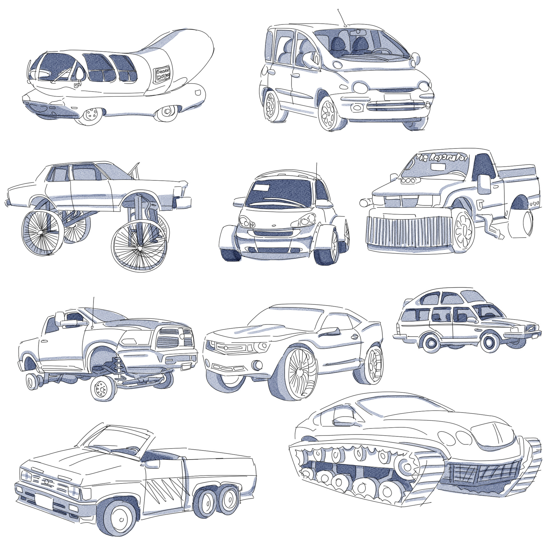 ArtStation - Goofy Cars