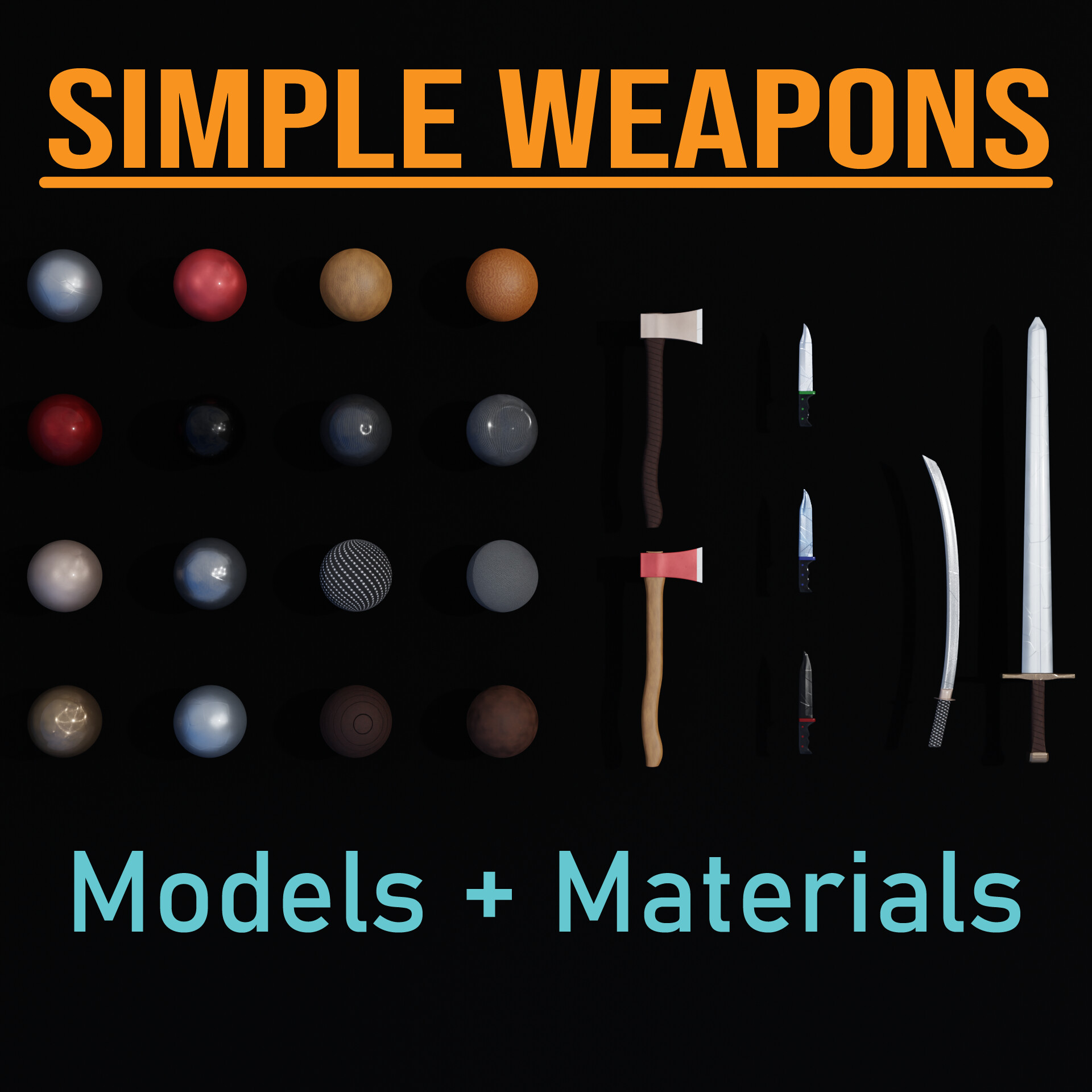 ArtStation - Simple Weapons Asset Pack