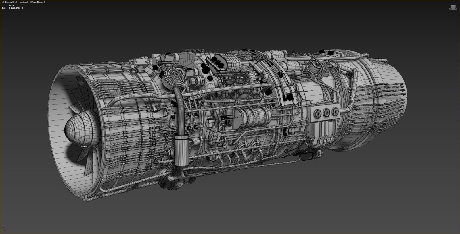 ArtStation - Turbofan Jet Engine RD-33