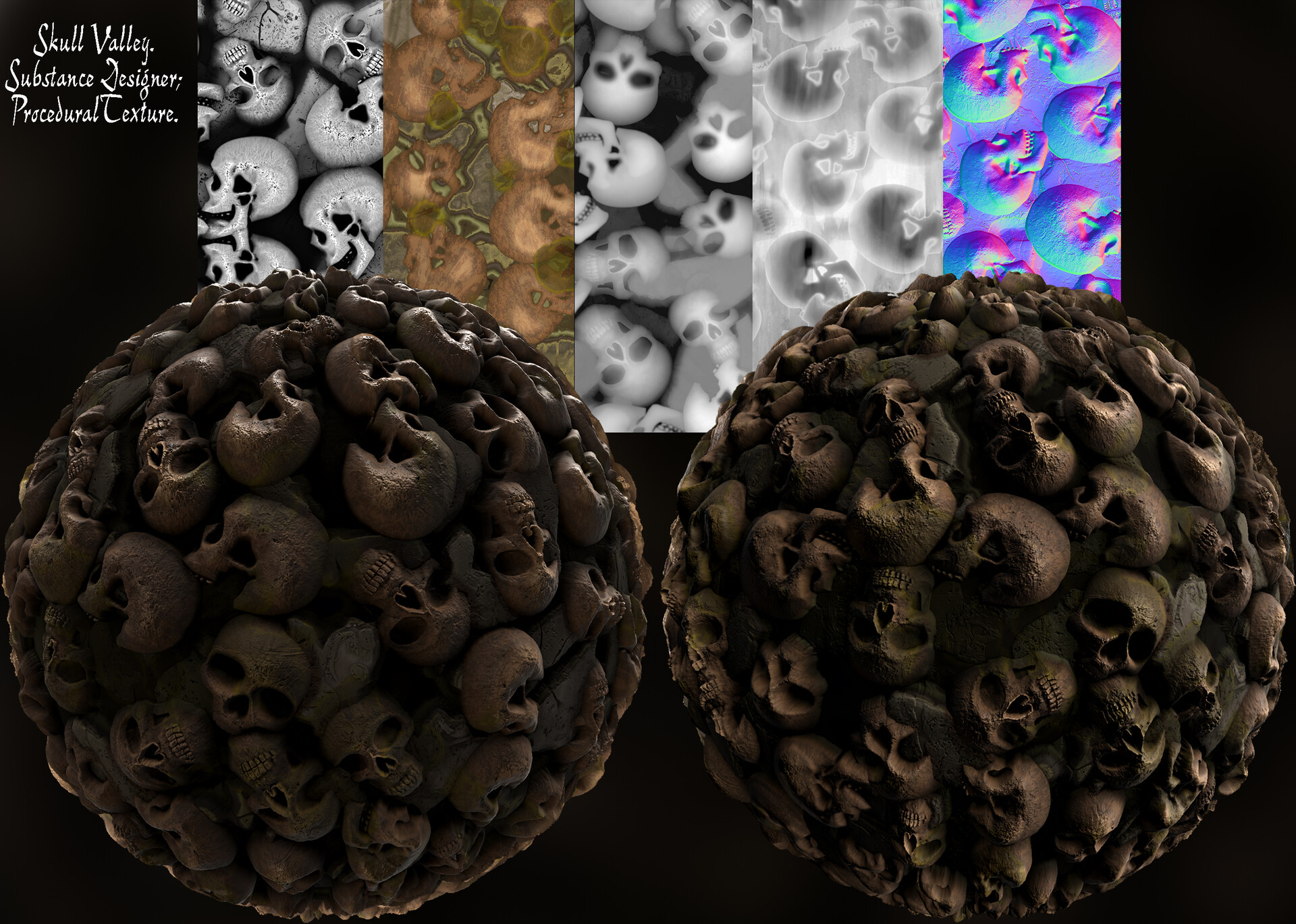 ArtStation - Skull Valley Floor Material. Procedural texture