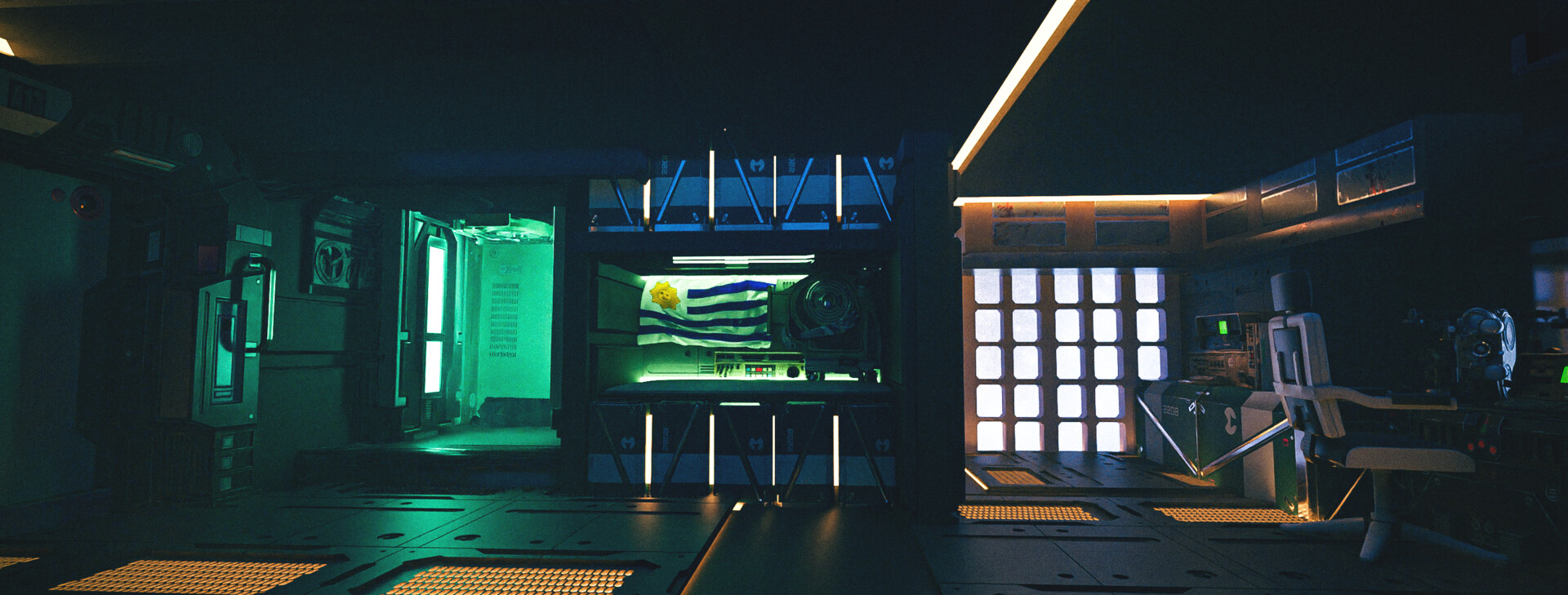 ArtStation - Sci-Fi Interior (concept)