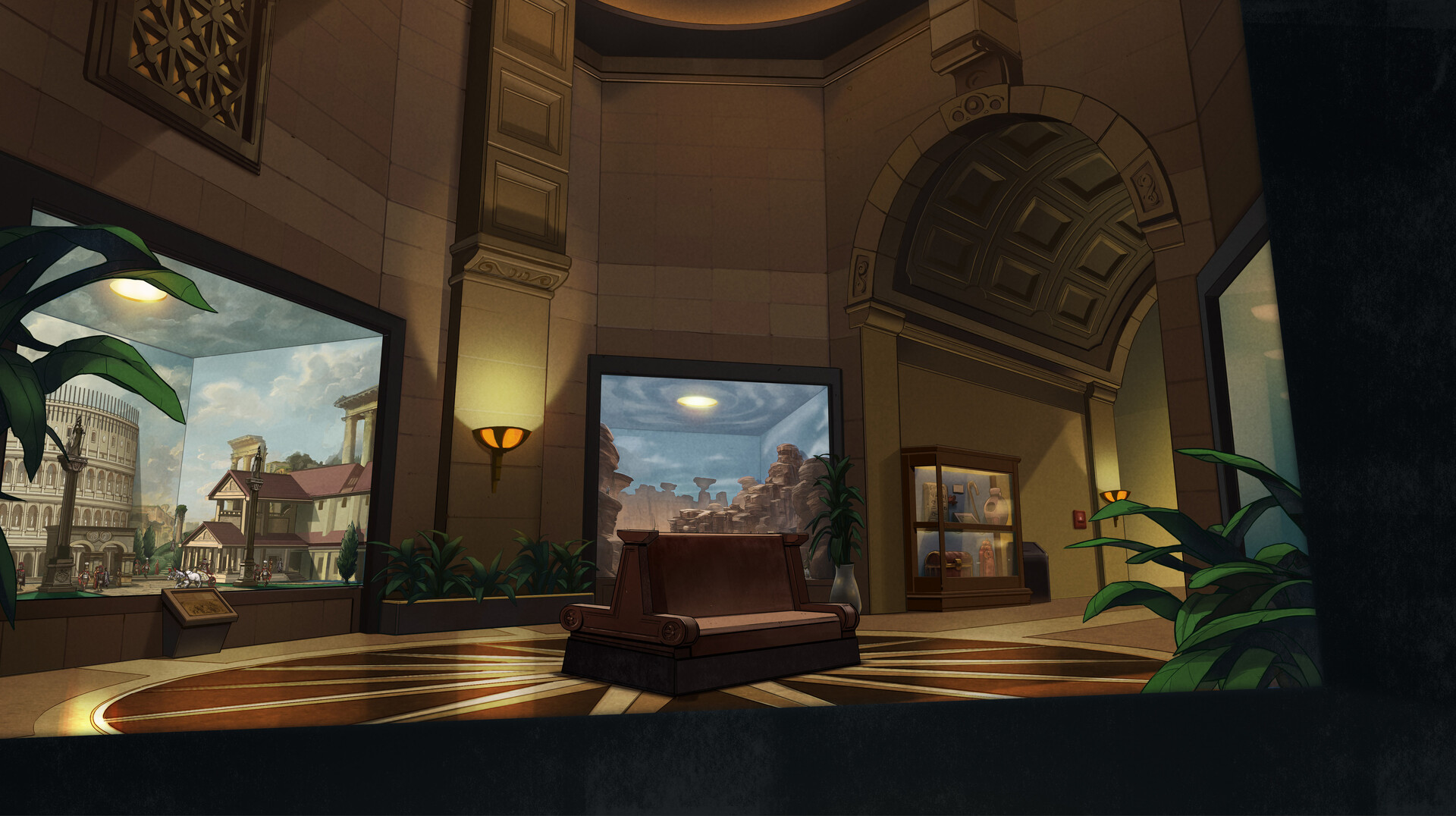 Luke Buxton - "Night at the Museum: Kamunrah Rises Again" Environment ...