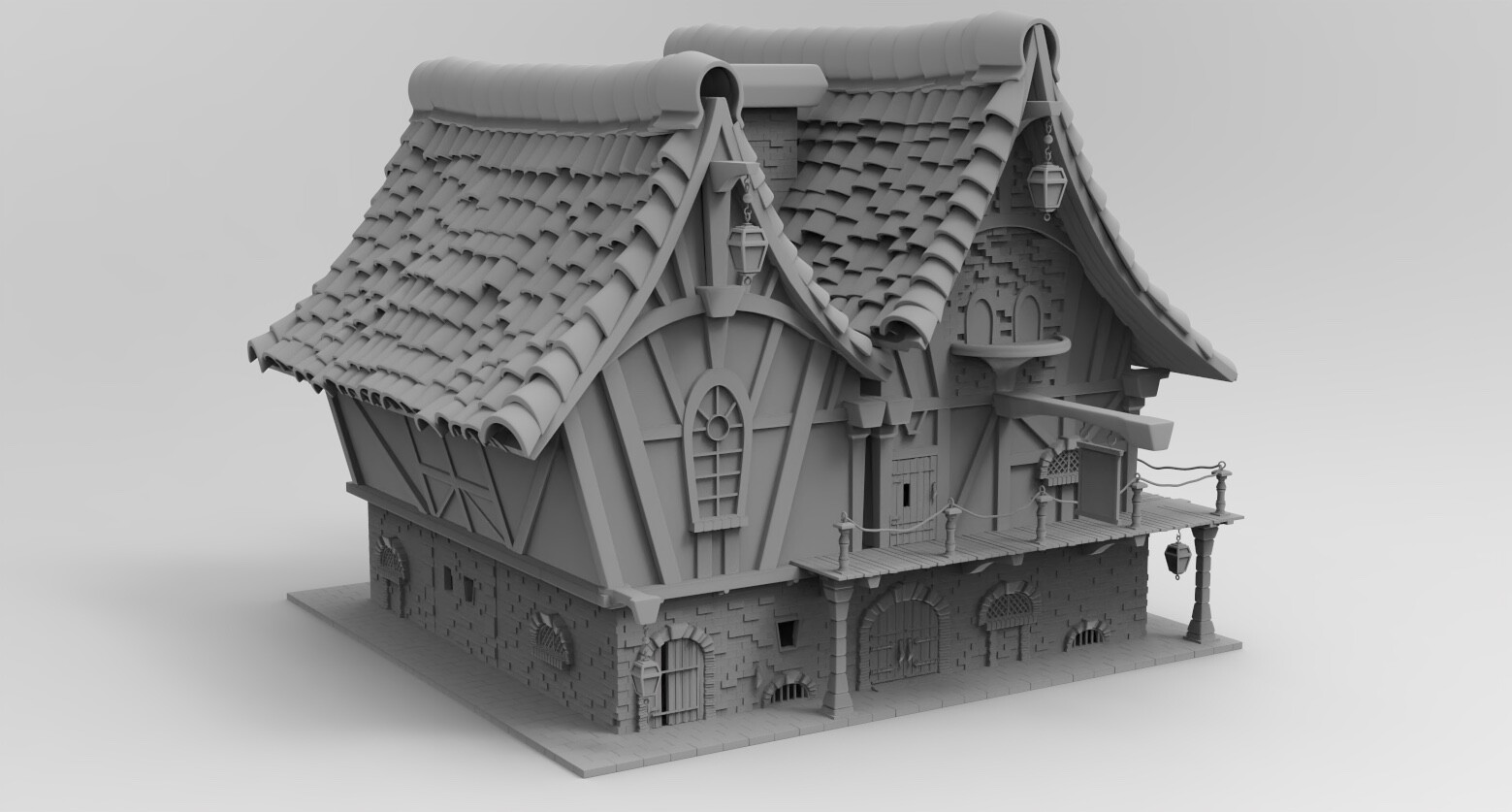 ArtStation - 3d tavern