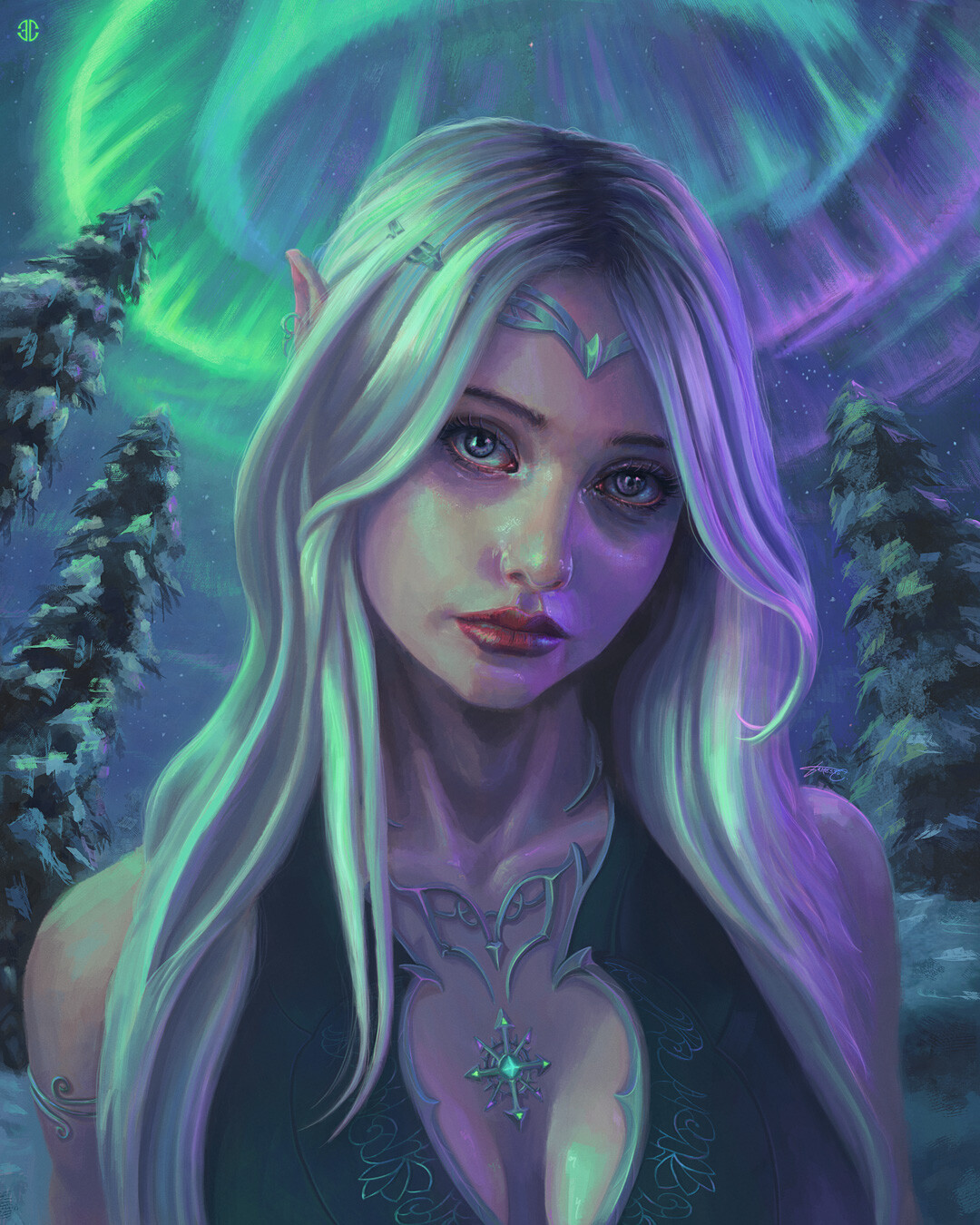 ArtStation - Northern Light Elf