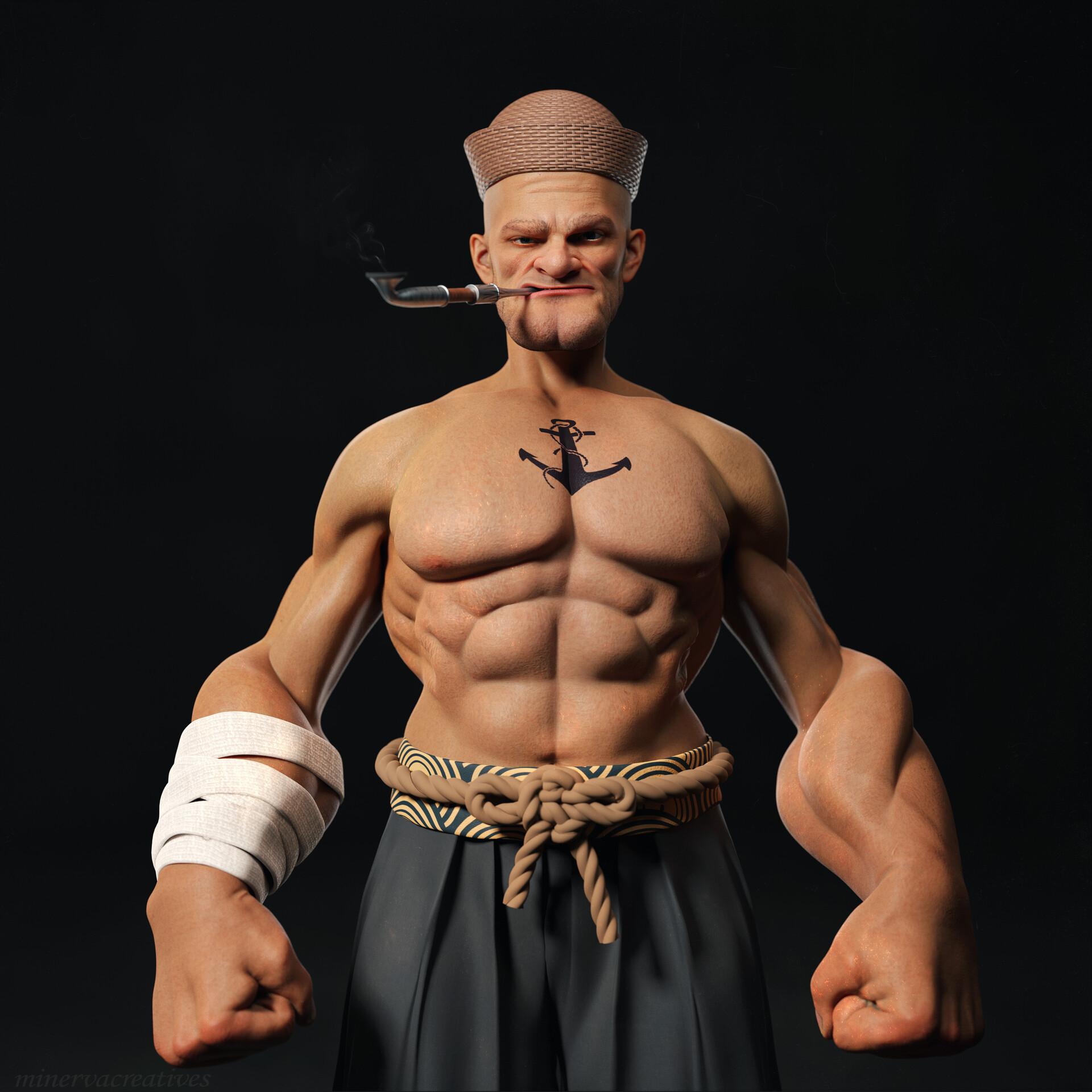 ArtStation - Samurai Popeye