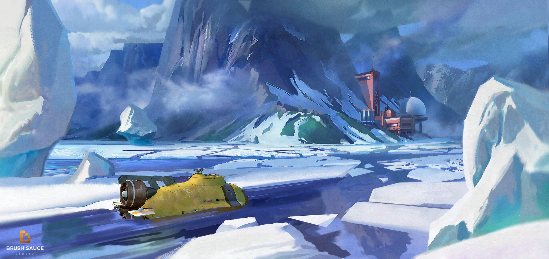 Brushsauce Studio - Arctic research base