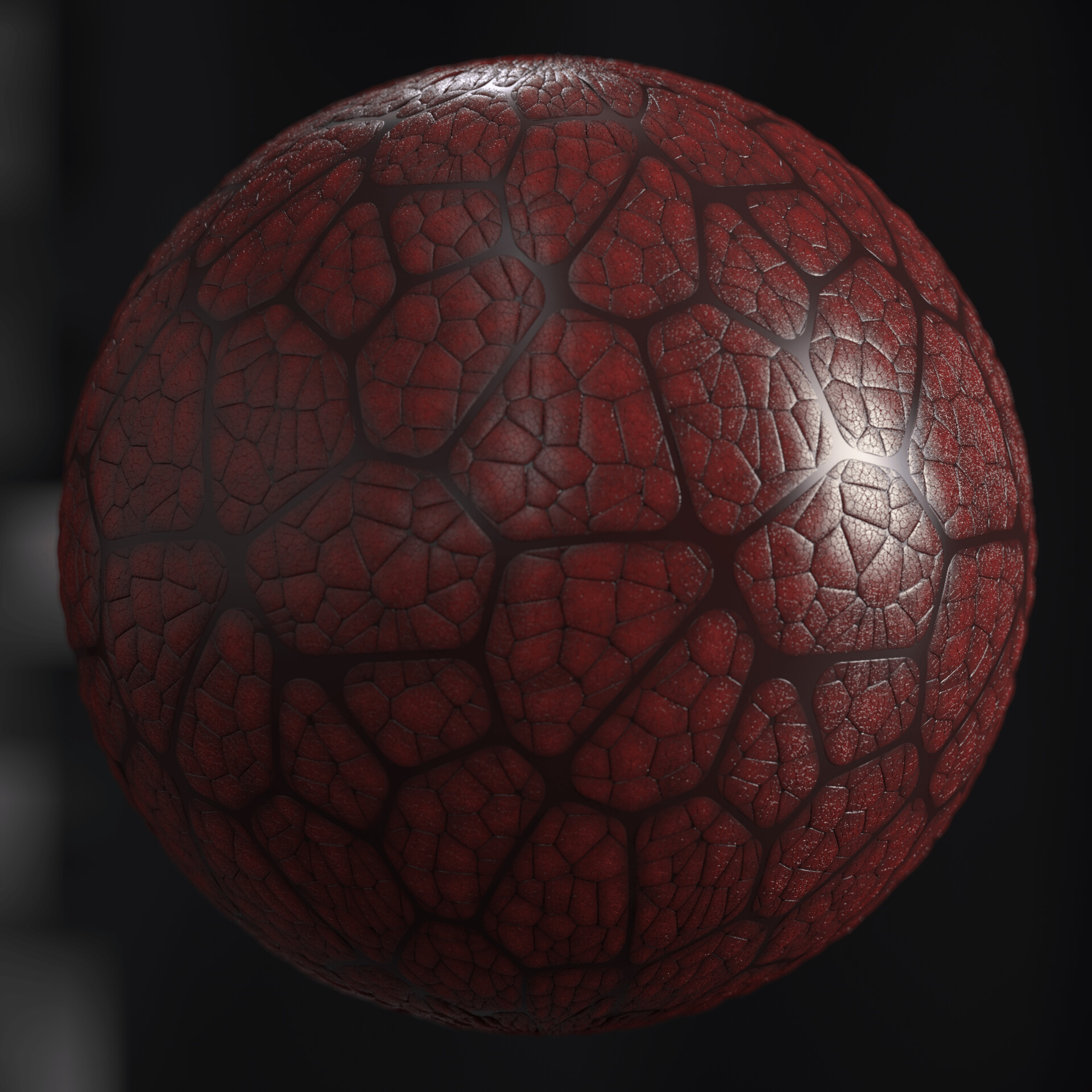 ArtStation - Alien Texture Substance Designer (metroid larva)