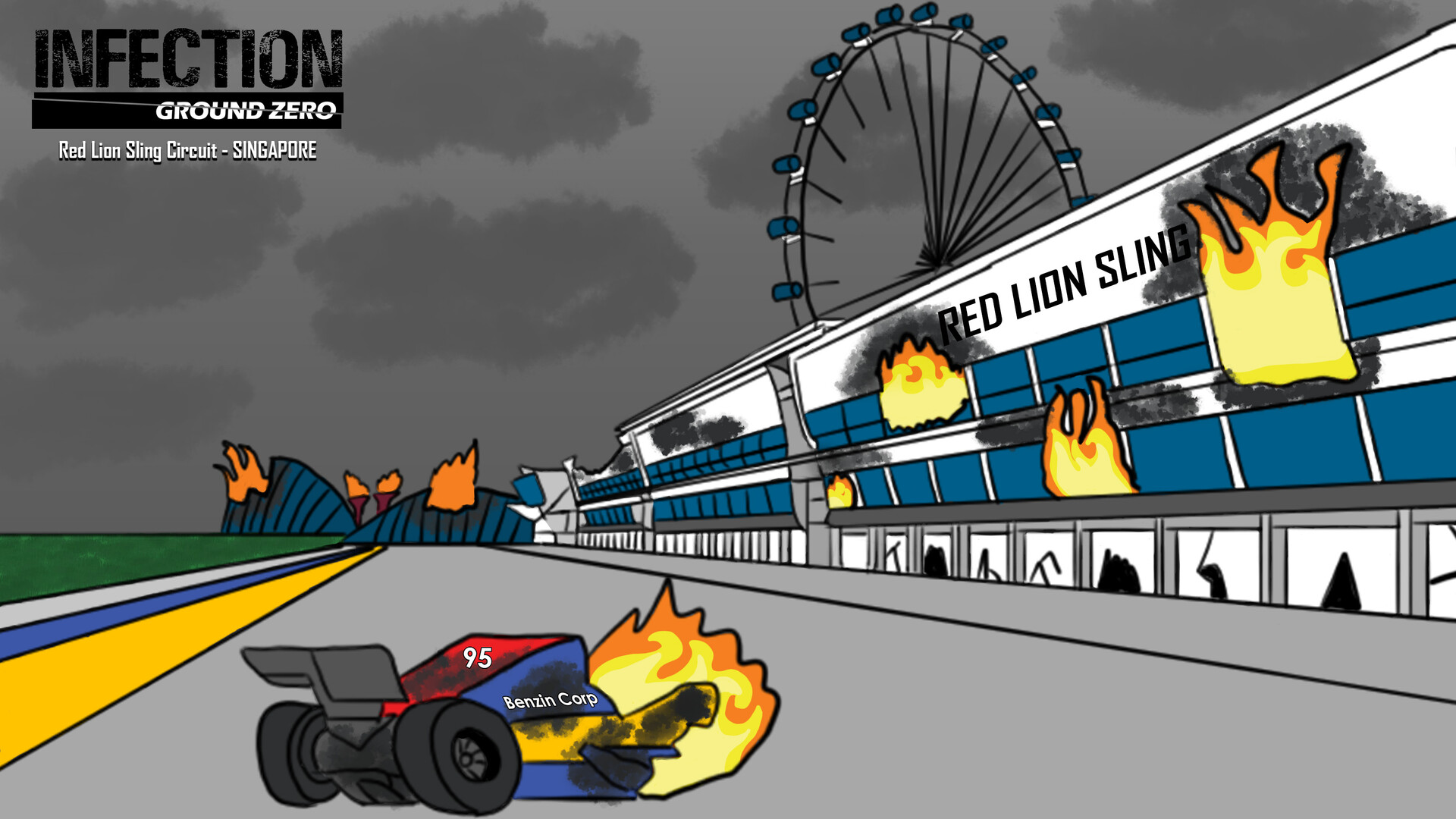 ArtStation - Post-Apocalyptic Race Track