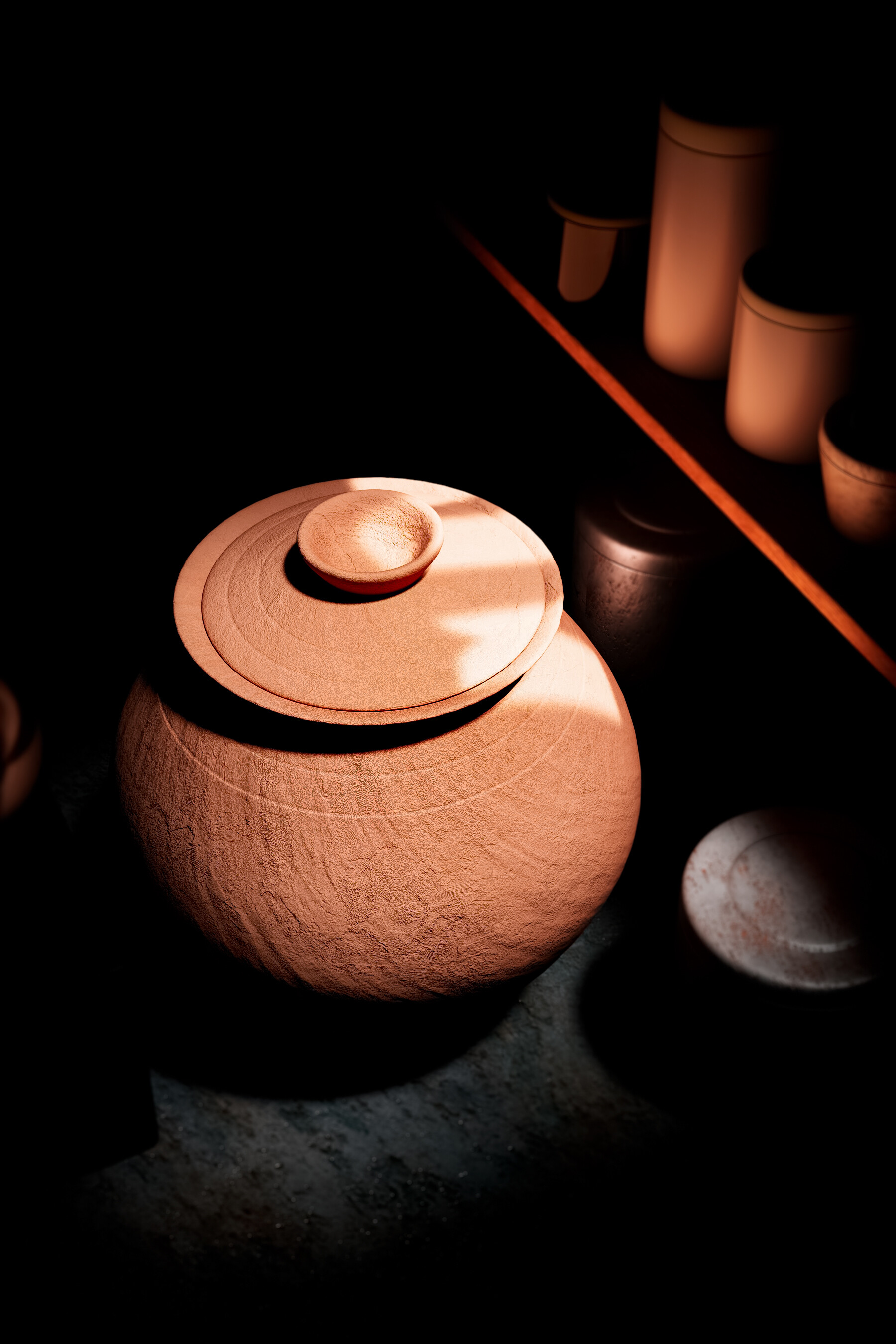 ArtStation - Mud_Pot_Lighting