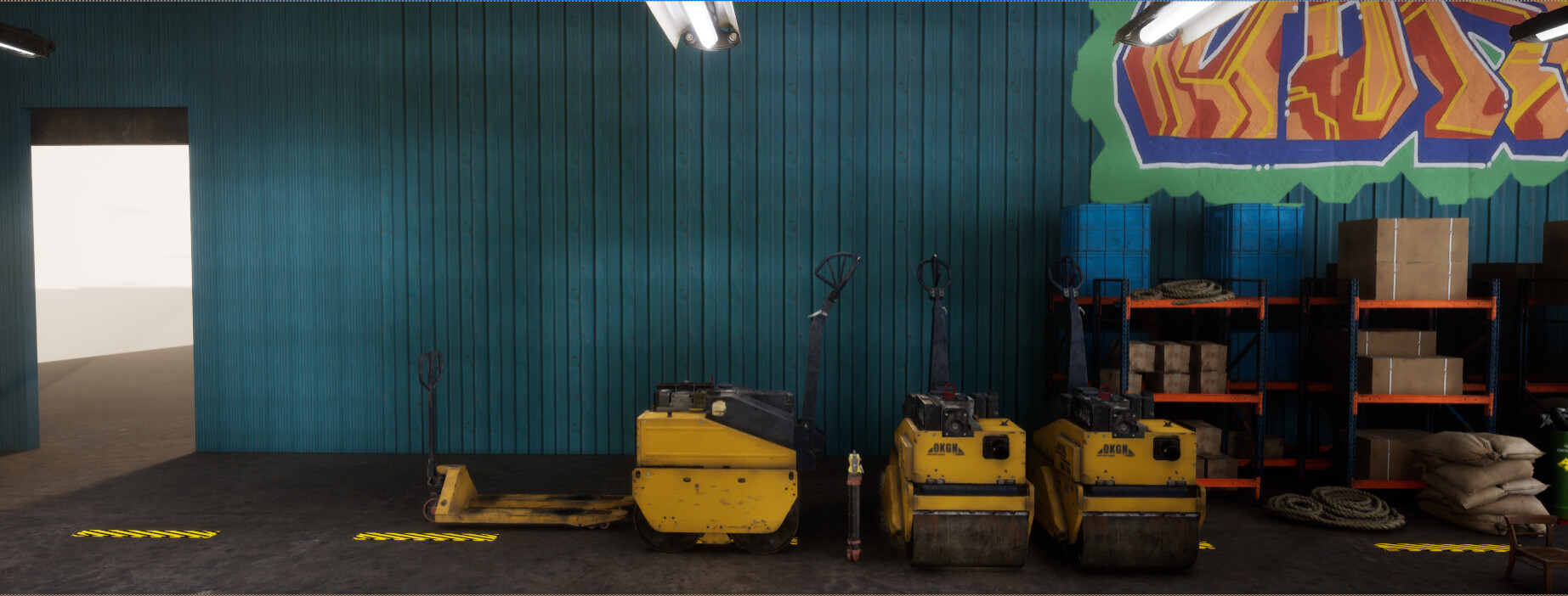 ArtStation - 3D Warehouse Environment