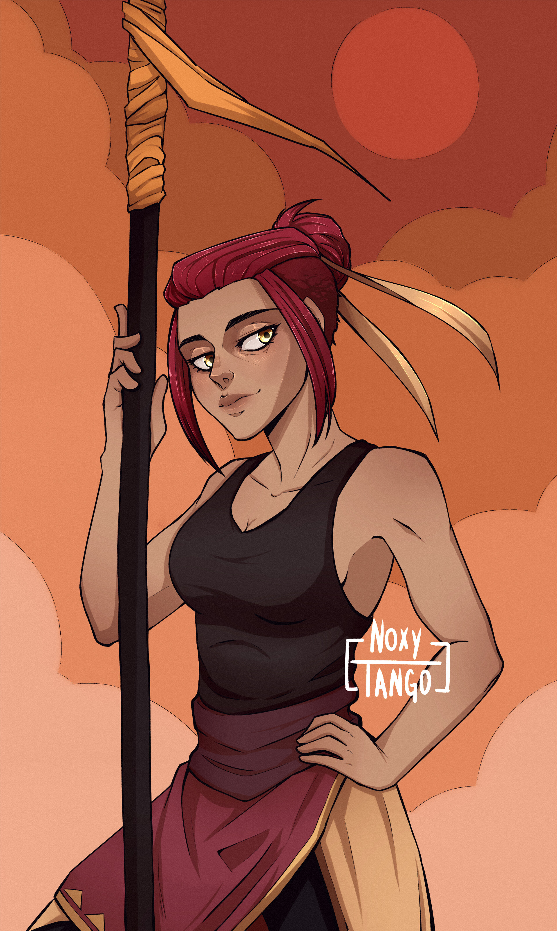 ArtStation - Iris and the Red Sun