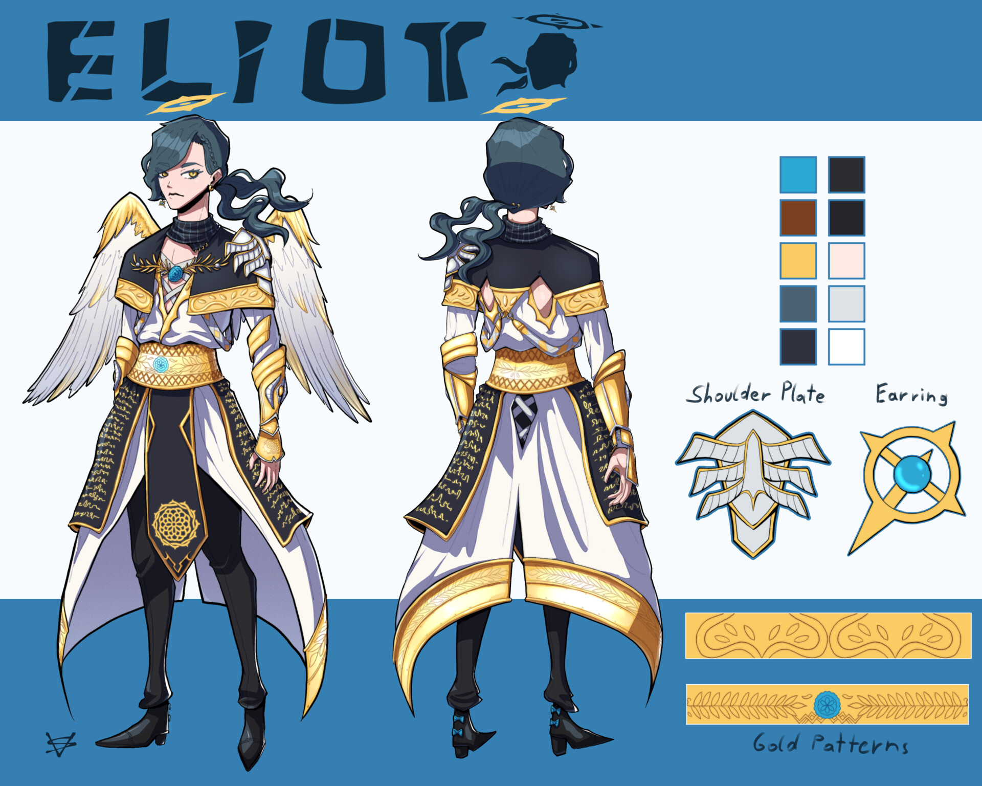 Alexander Schönacher - Original Character Design Redesigned Eliot