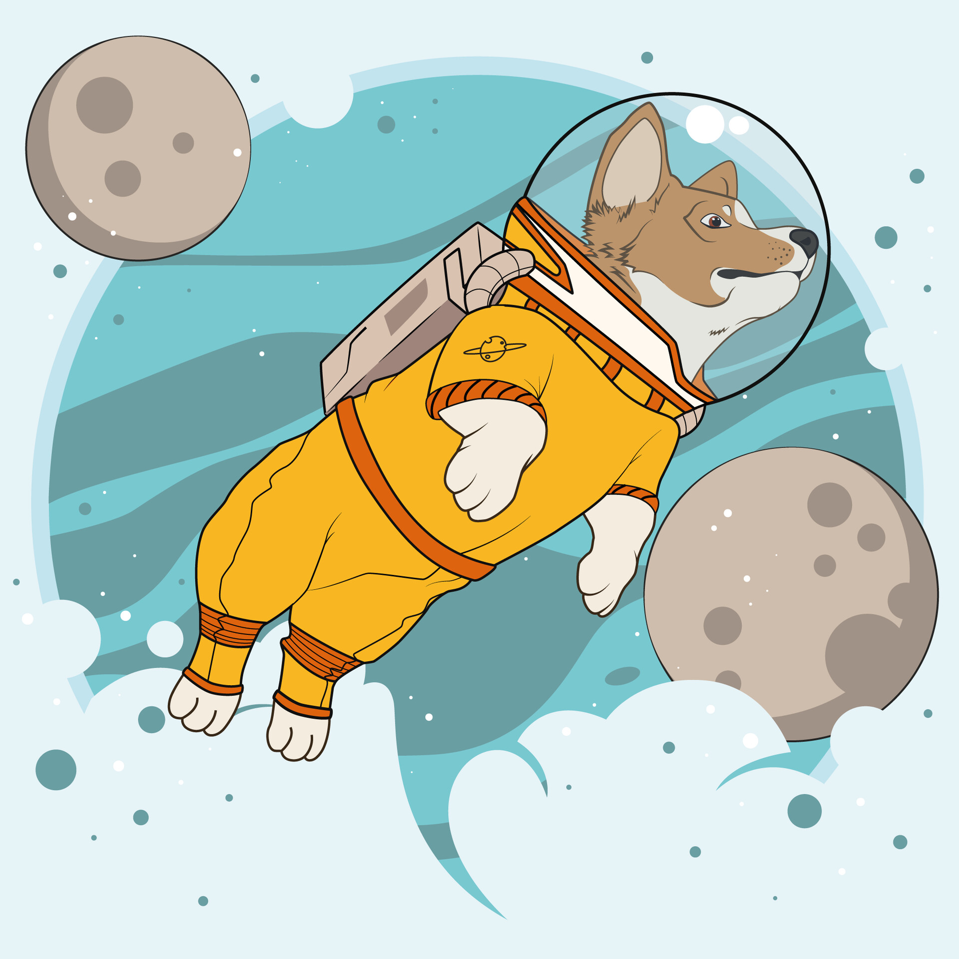 ArtStation - Corgi-in-space