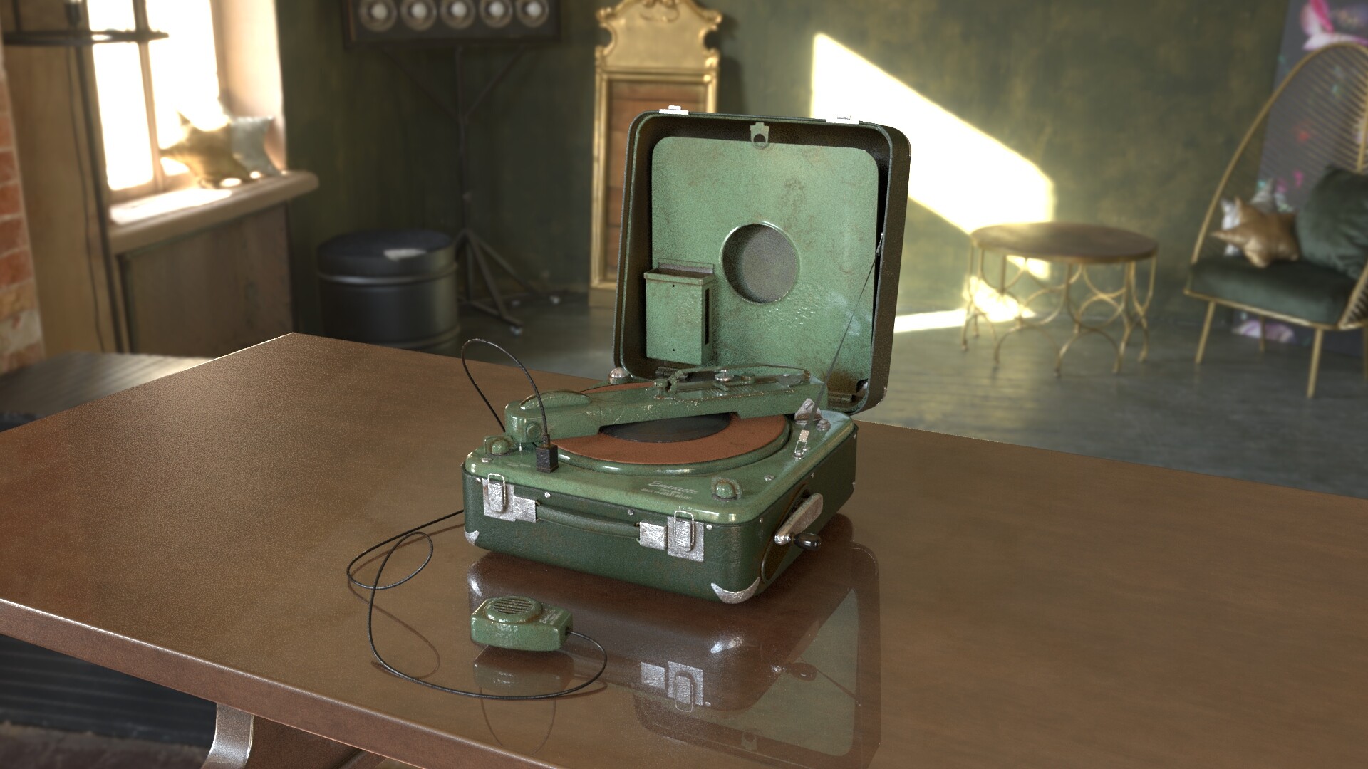 Polly Baek - VFX Modelling_ Emidicta Dictation Machine