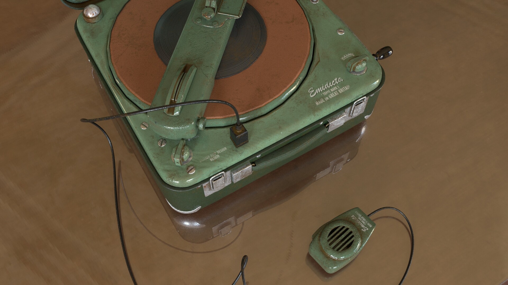 Polly Baek - VFX Modelling_ Emidicta Dictation Machine