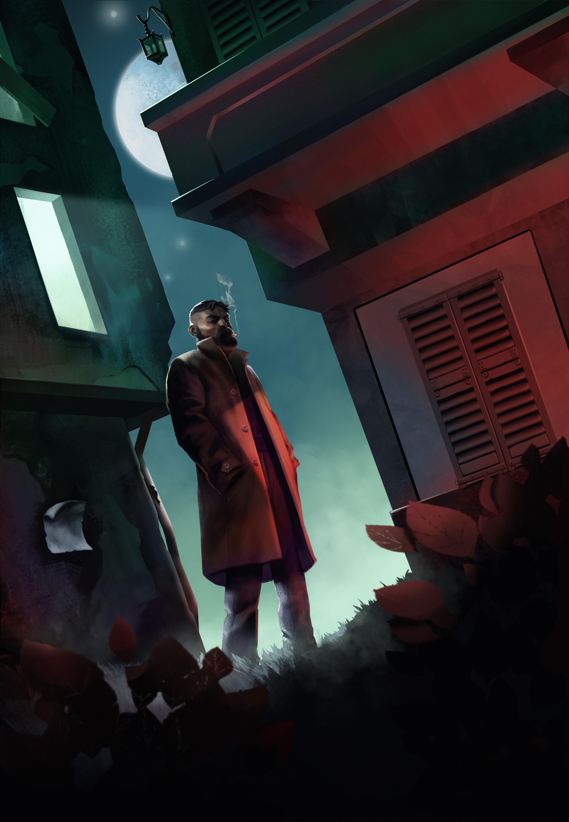 ArtStation - Under the Cold Moon