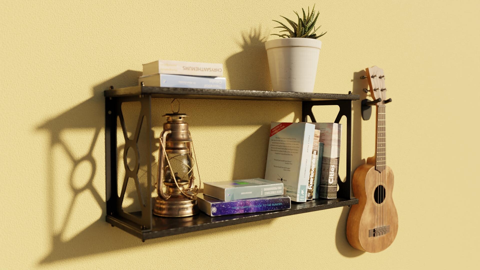 ArtStation - Loft style shelf design.