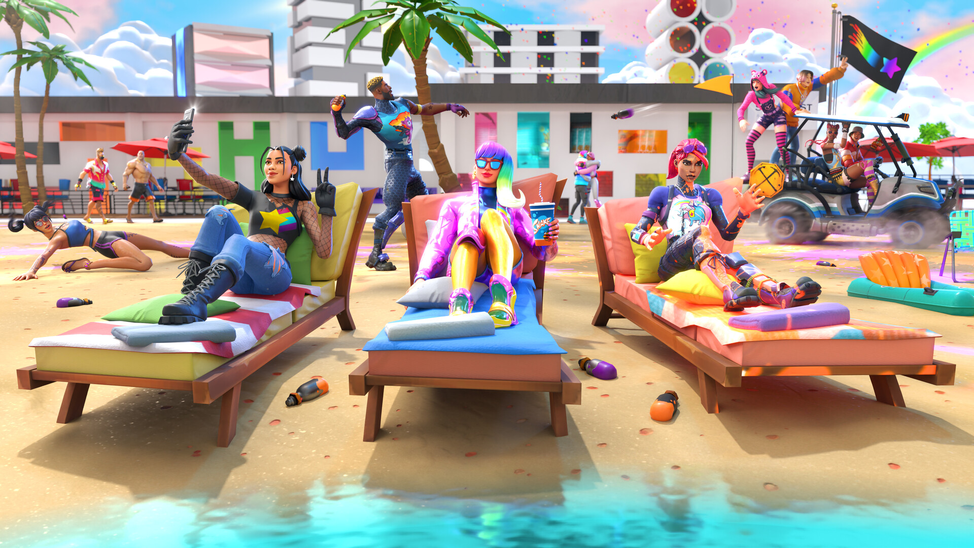 Artstation Rainbow Royale 2022 Fortnite Creative Experience 🌈 2279