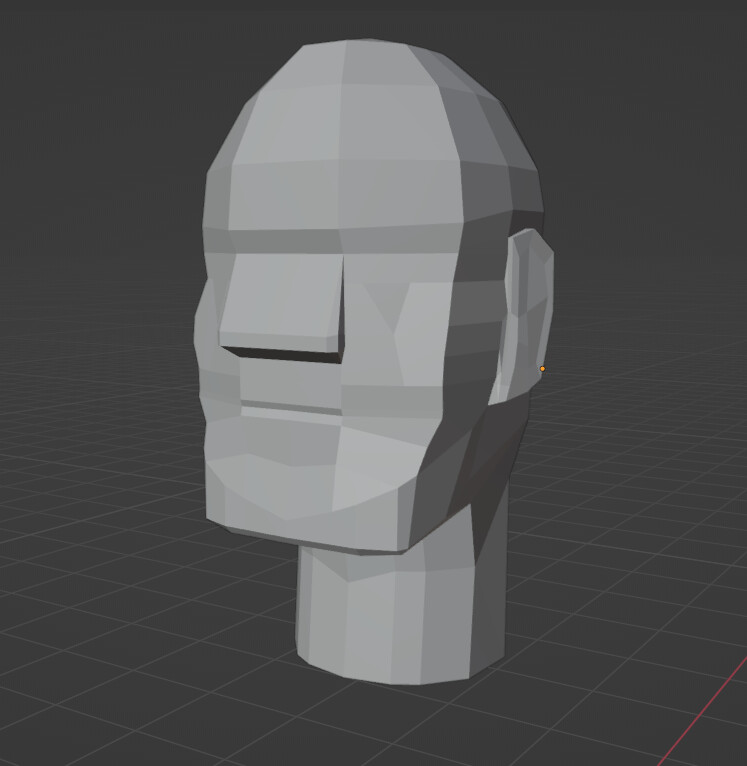 ArtStation - Low-poly 3D heads