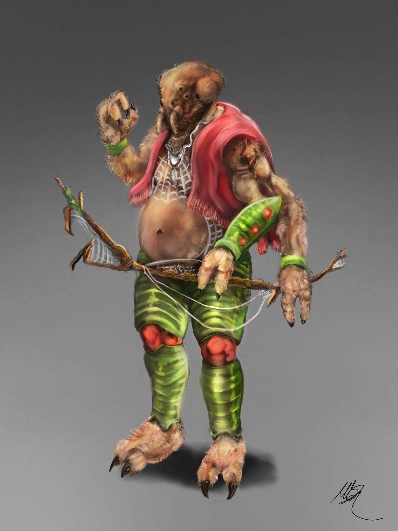 ArtStation - Spineer spider archer concept