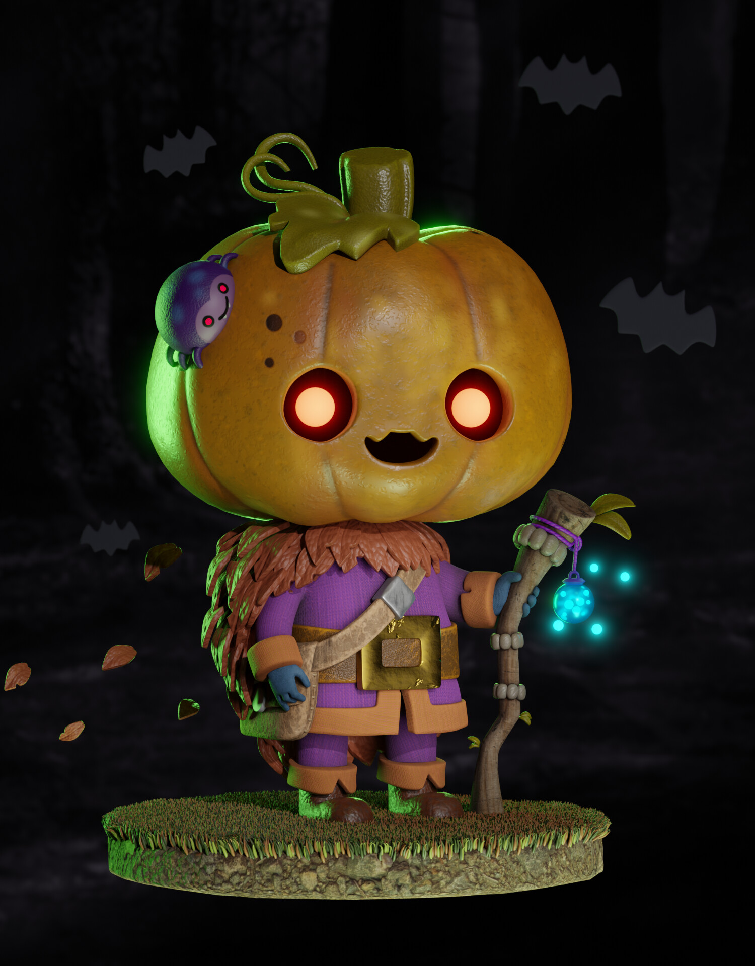ArtStation - Wizard Pumpkin