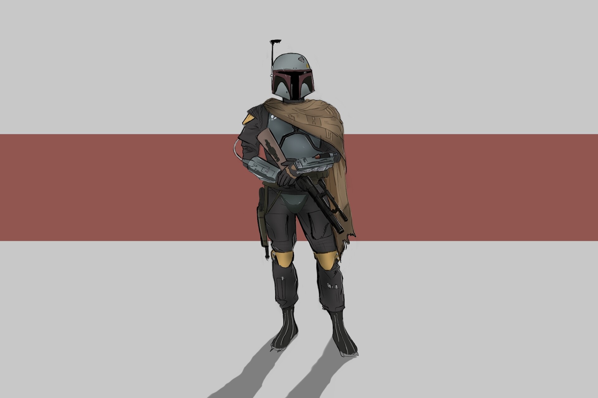 ArtStation - My version of Boba from TBoBF