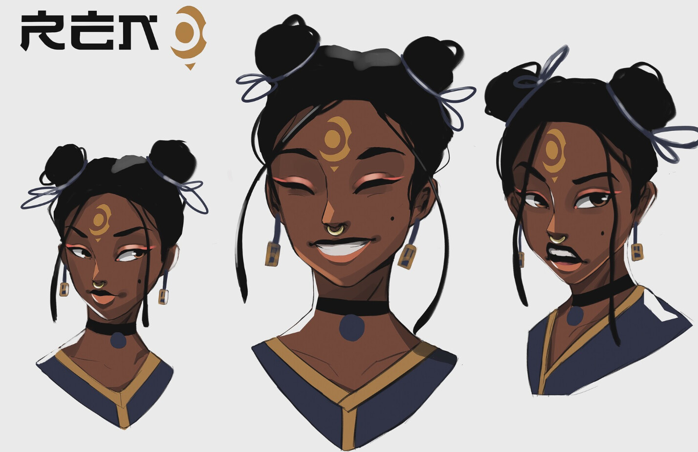 ArtStation - Ren: Expression Sheet