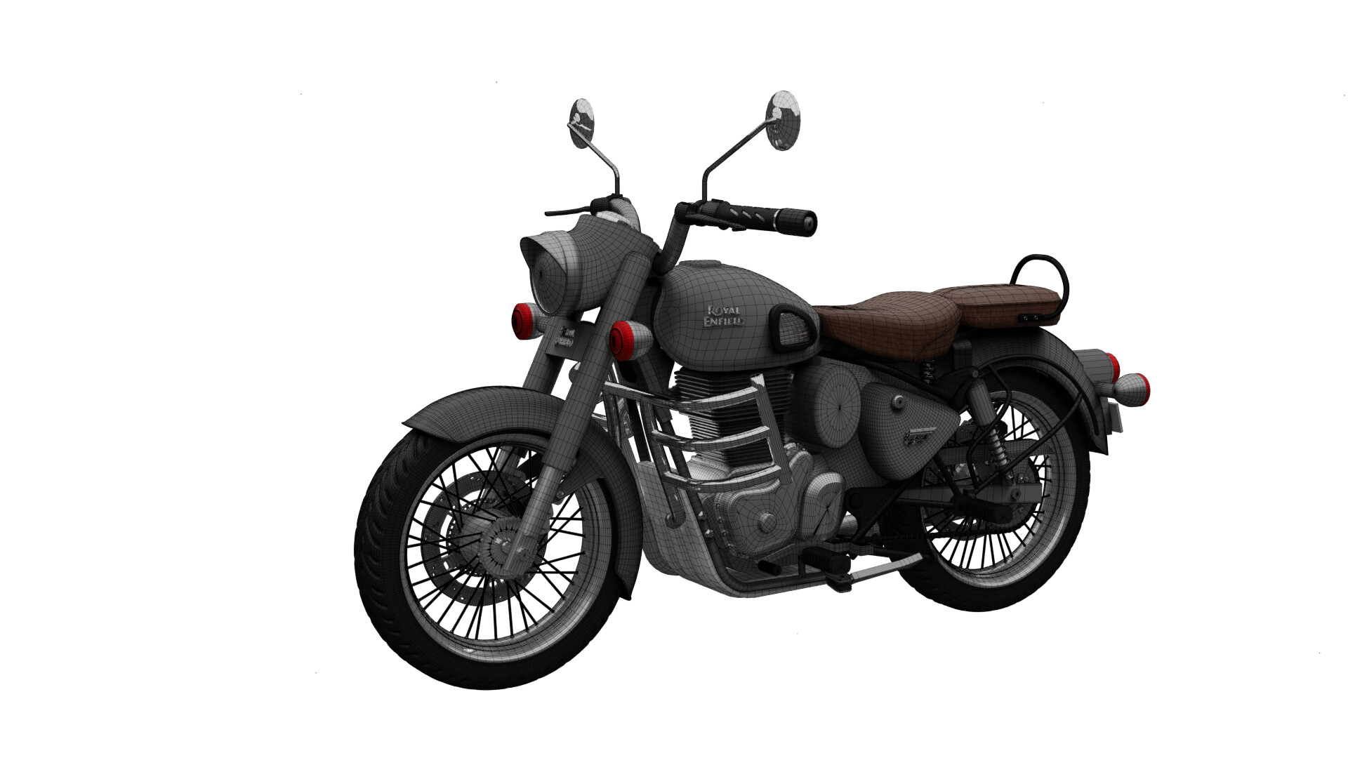 ArtStation - Royal Enfield - Classic 350 - Animated