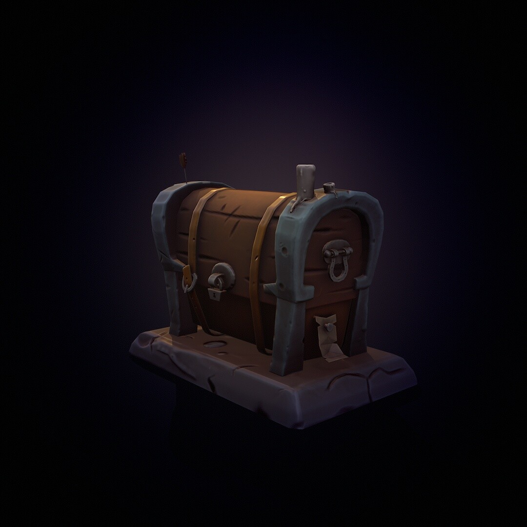 ArtStation - Stylized Mysterious Chest