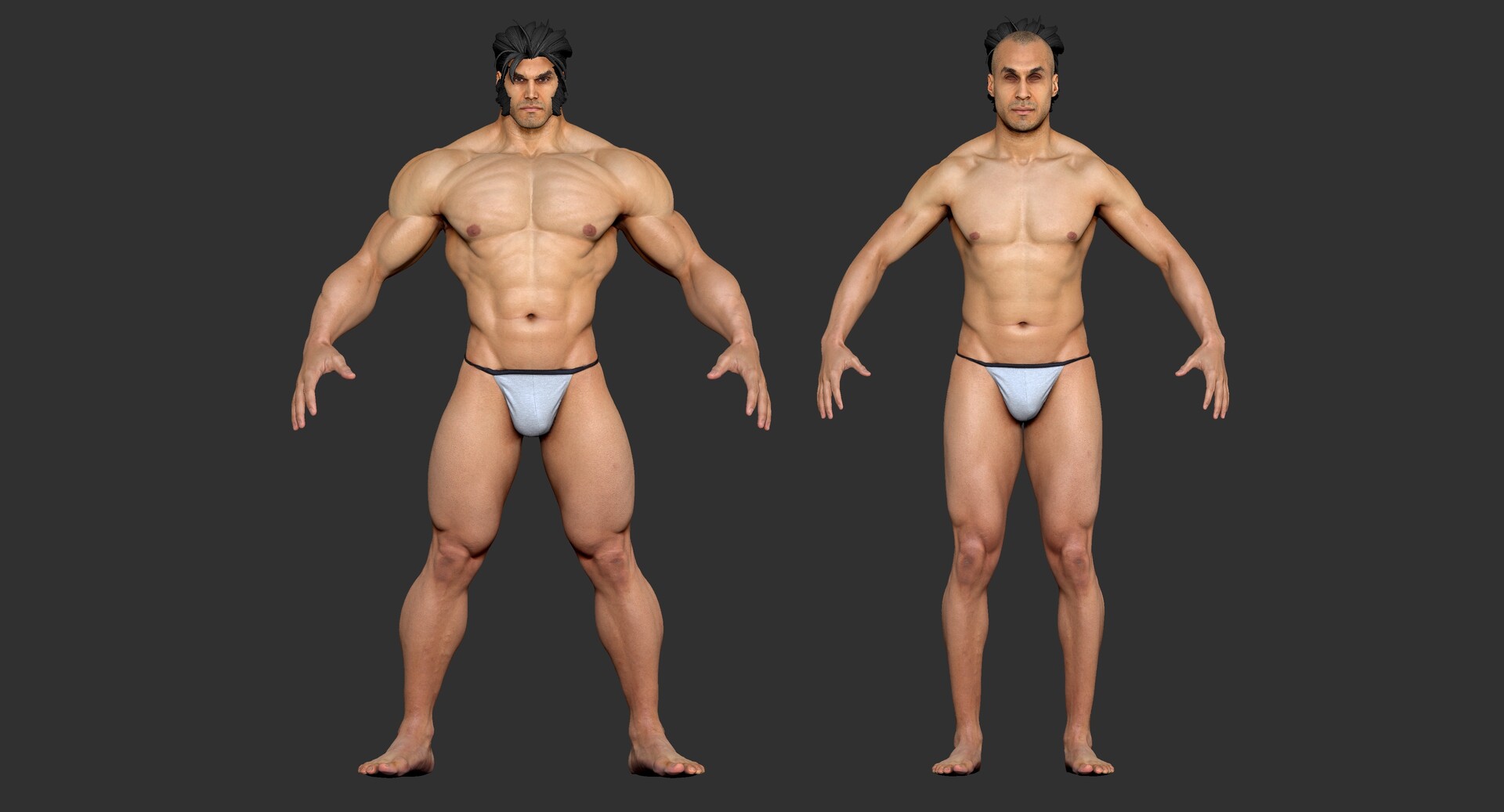 ArtStation - 3D Scan Store superhero studies
