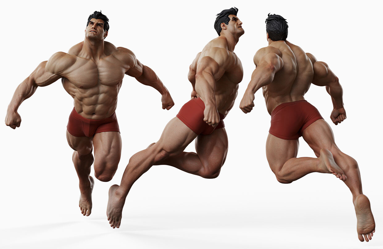 Erick Sosa - 3D Scan Store superhero studies