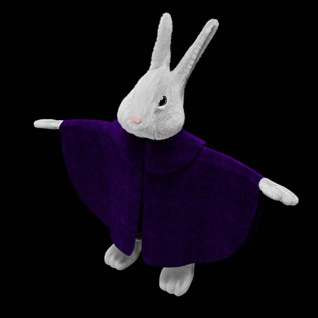 ArtStation - Rabbit model character made on blender
