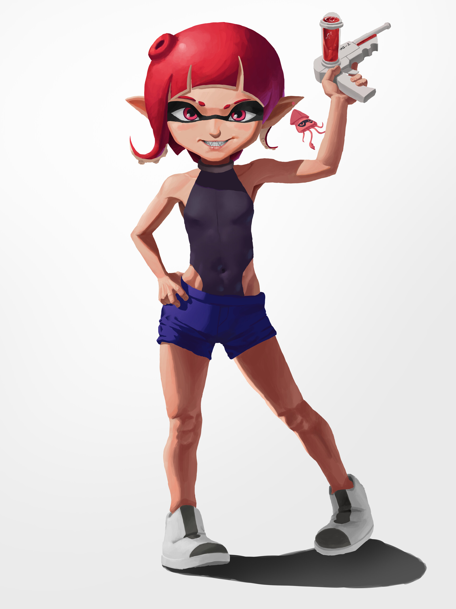 ArtStation - Splatoon Inkling 스플래툰 잉클링