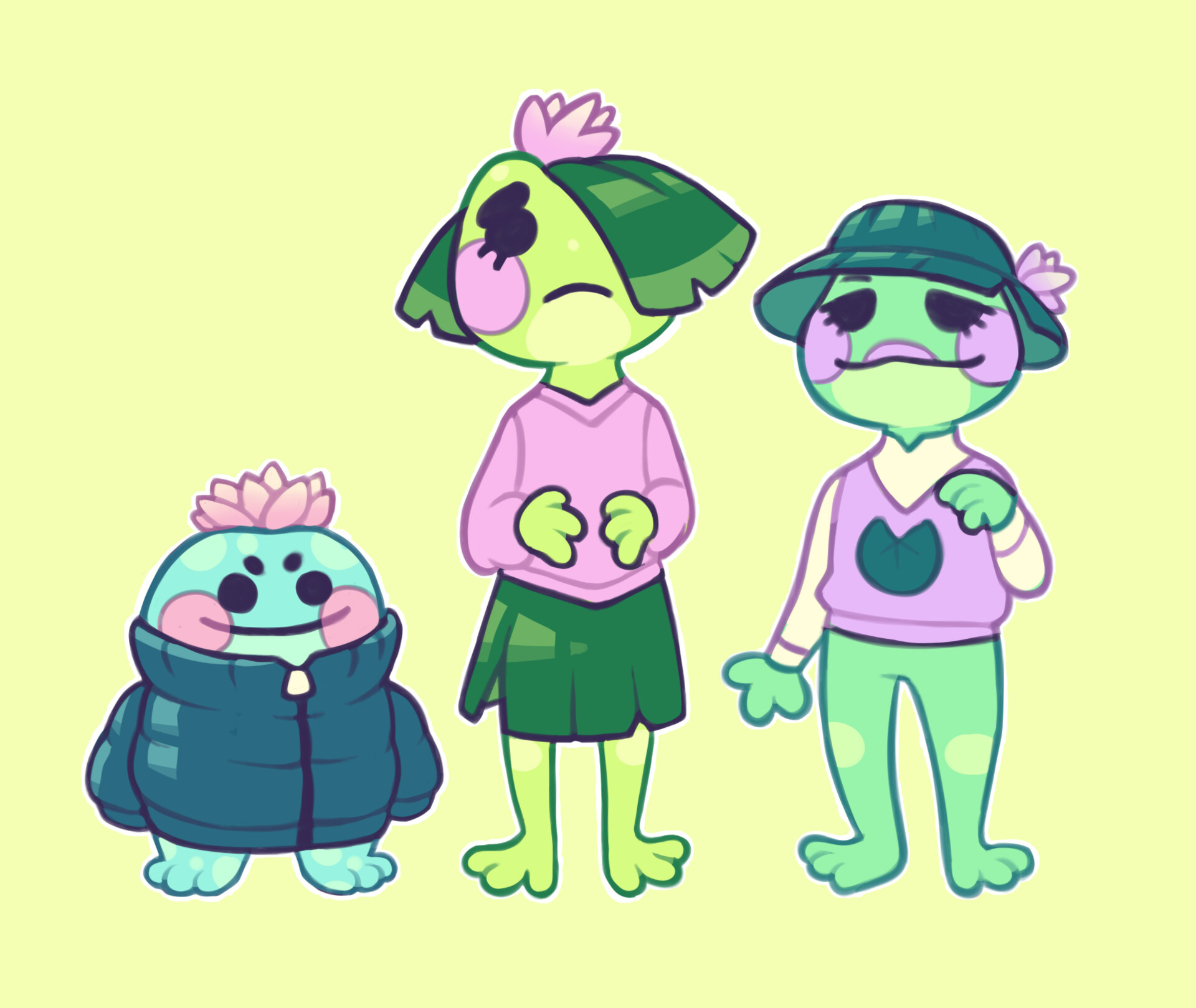 ArtStation - Frog Friends