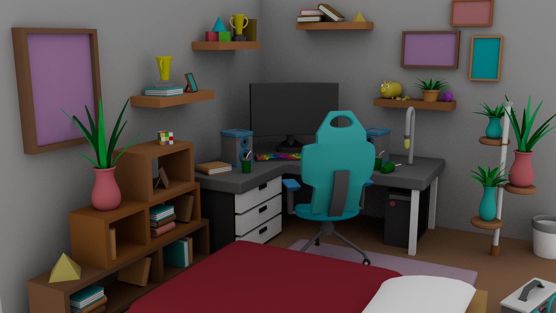 ArtStation - 3D room