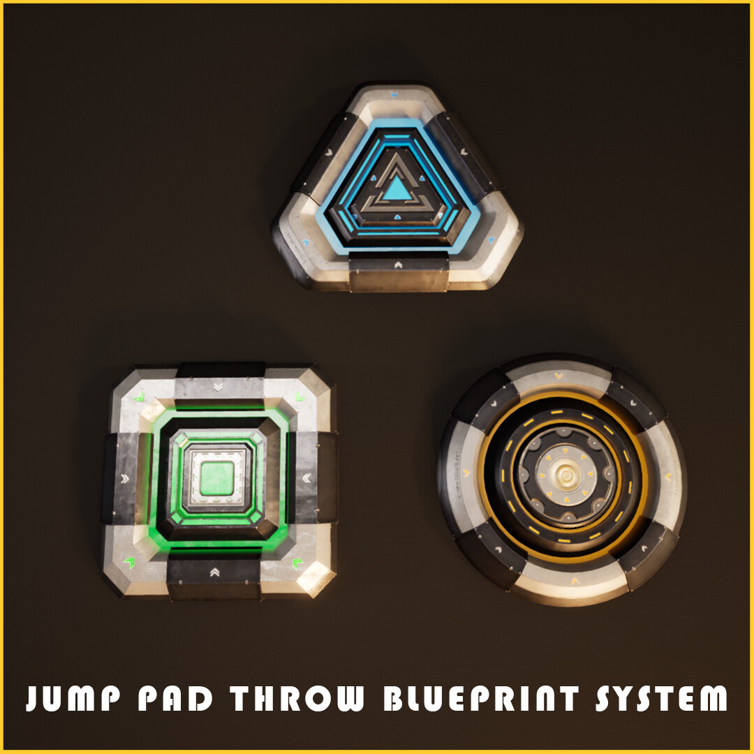 ArtStation - Sci-fi Jump Pad - UE4-5