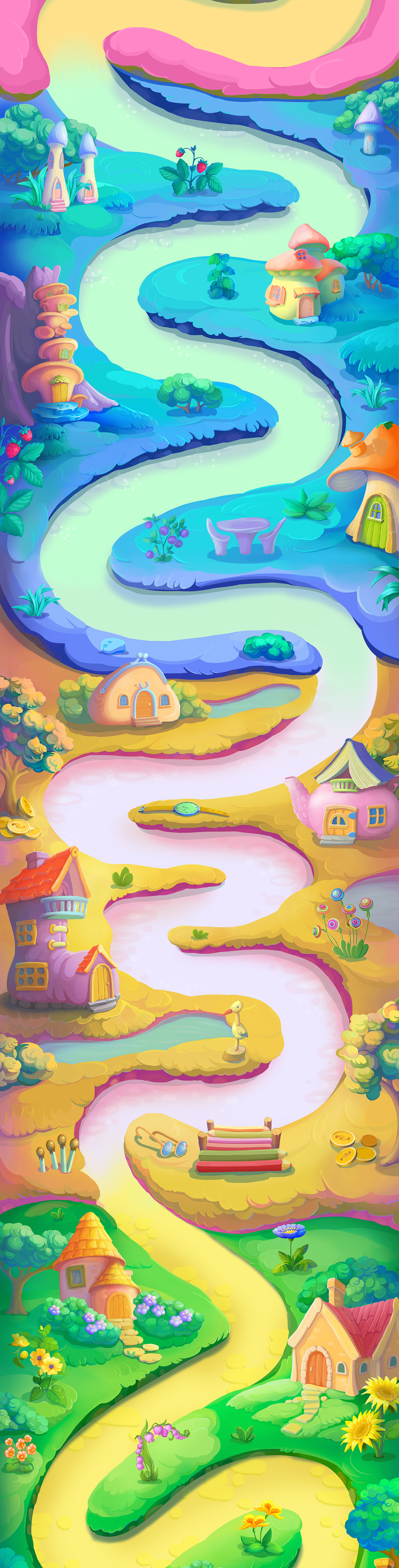 ArtStation - map Plink And Plop