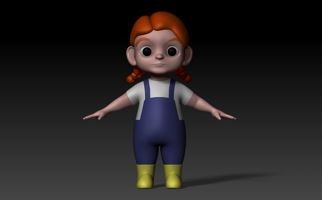 ArtStation - Modélisation personnage film 3D