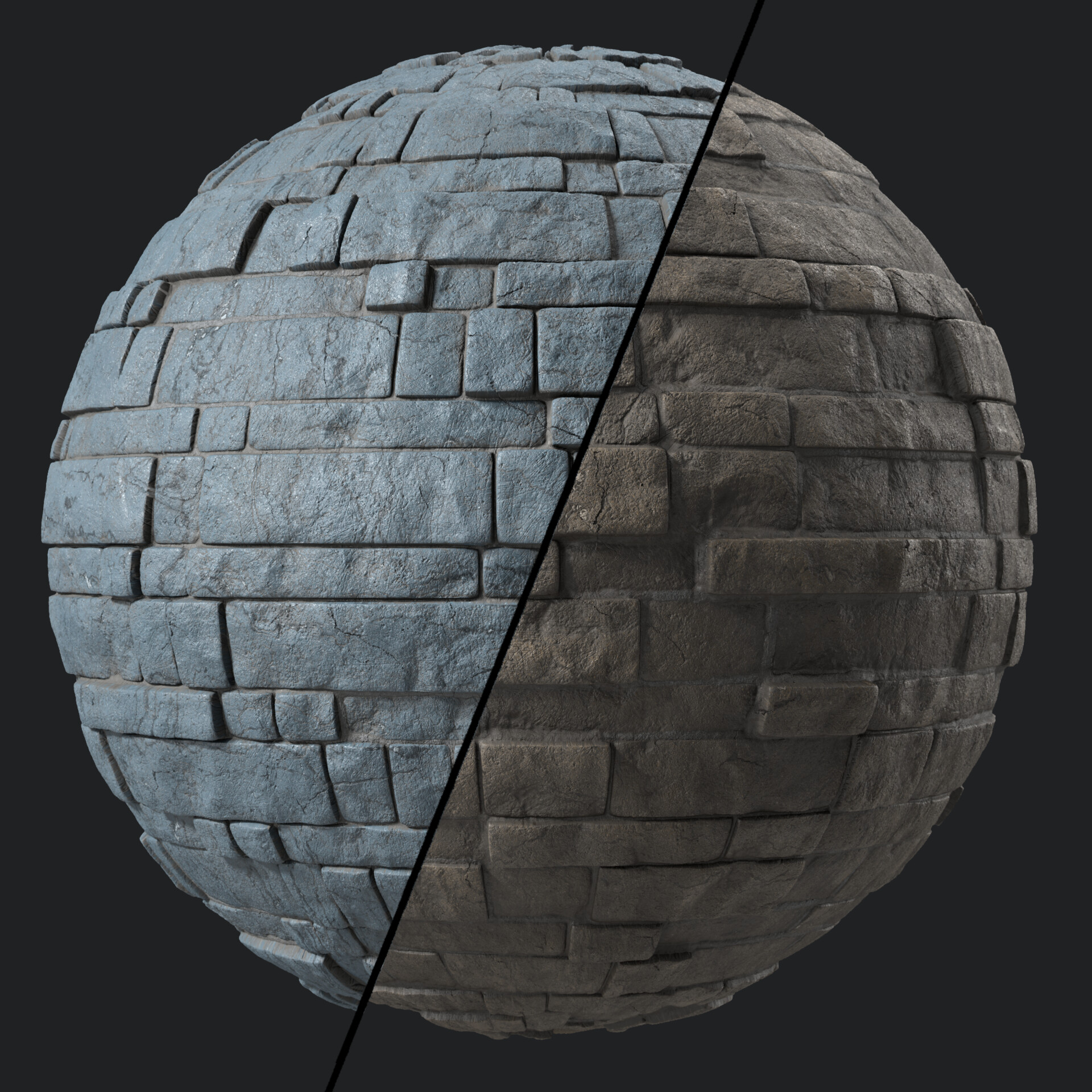 ArtStation - Stone Wall Materials 41- Stone walls | Sbsar Pbr 4k Seamless