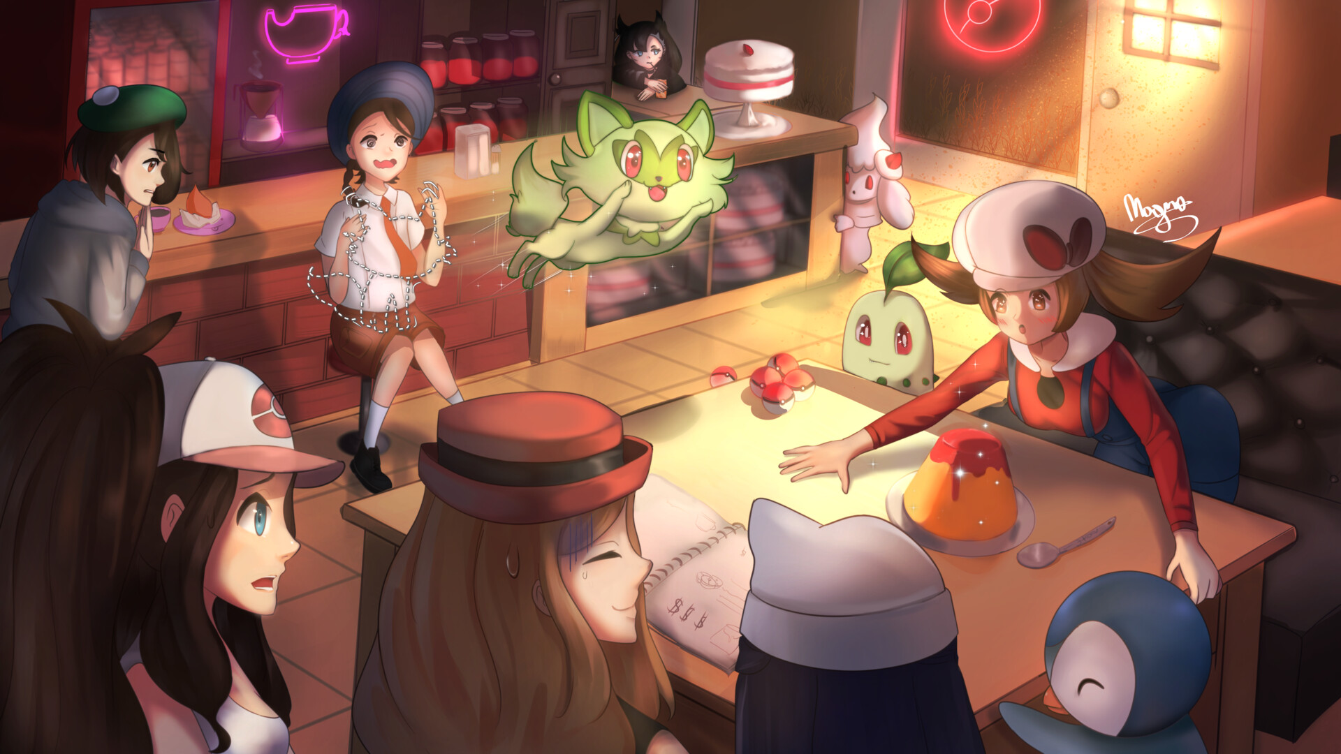 ArtStation - Pokemon Cafe