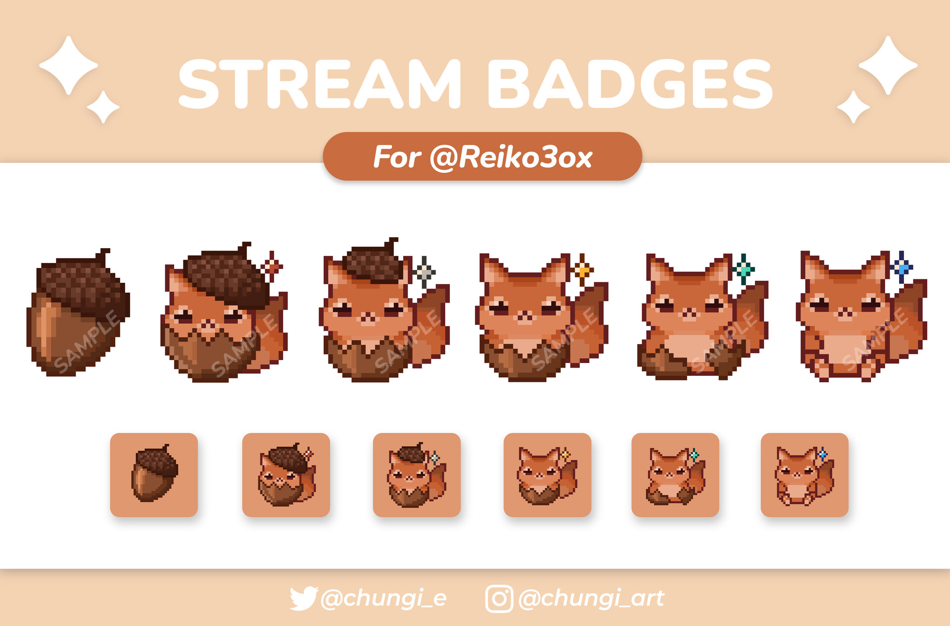ArtStation - Pixel Badges Commissions