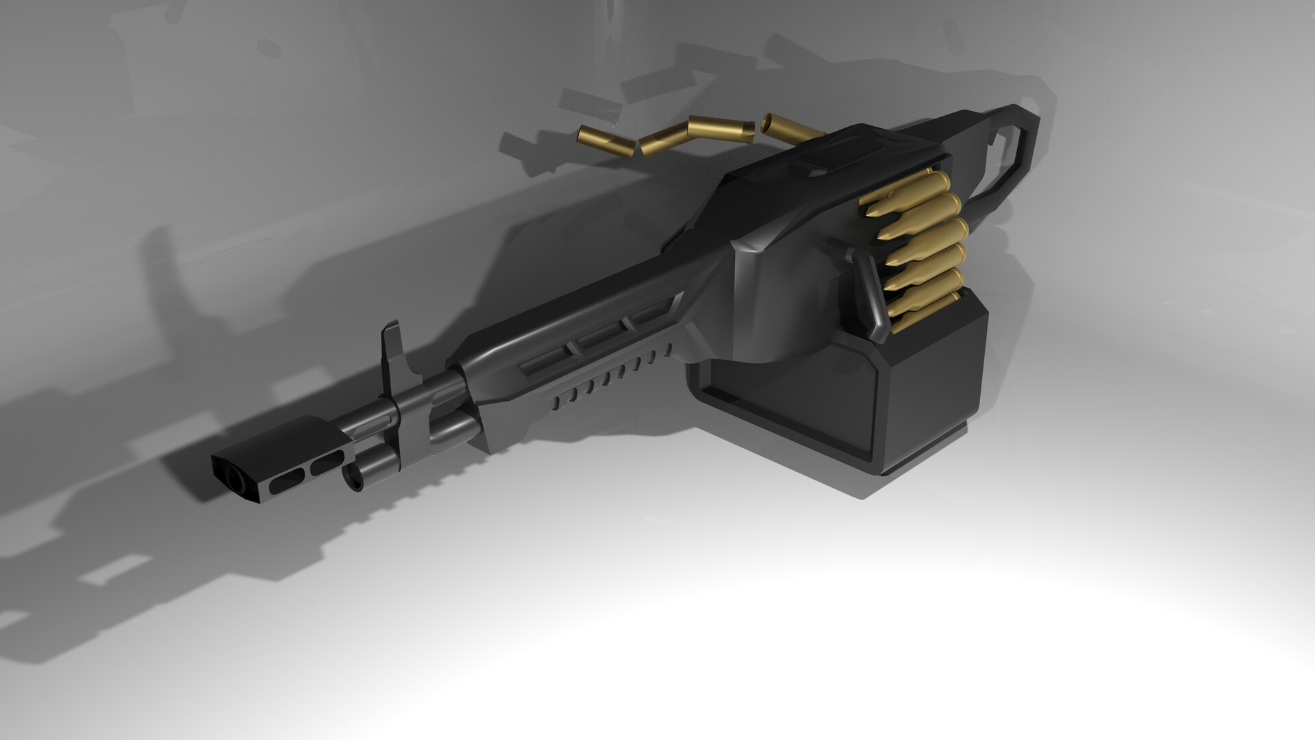 ArtStation - My first 3d model- Valorant Odin