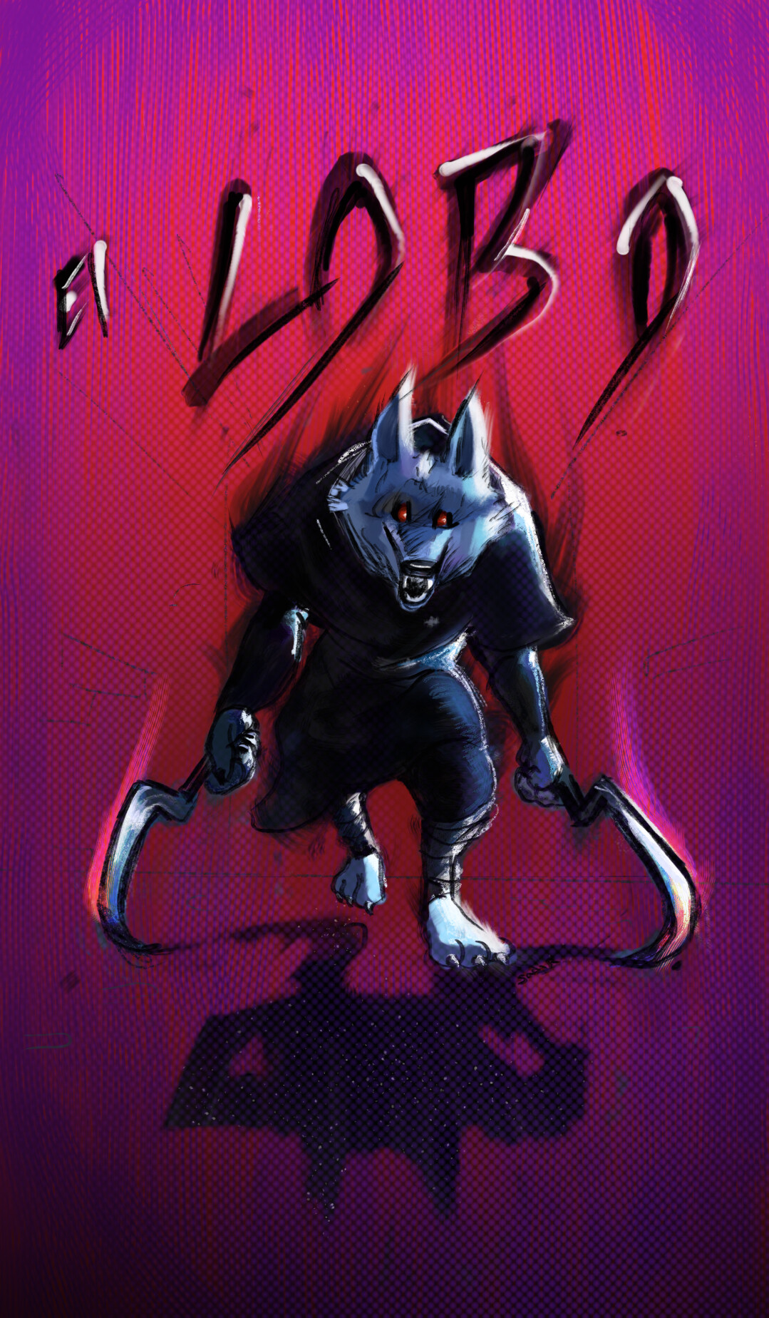 ArtStation - Death/ Wolf Fanart