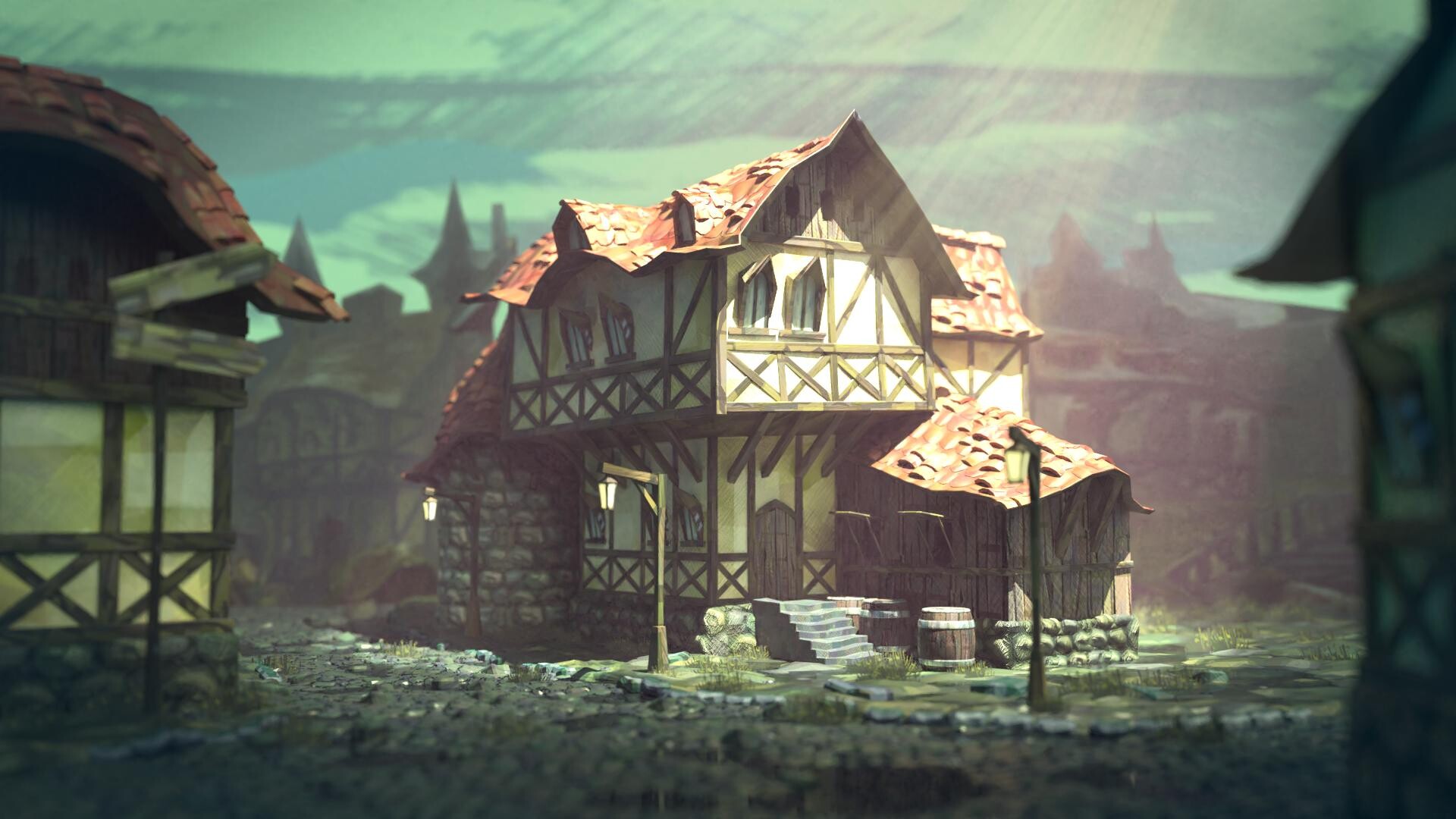 ArtStation - Back street