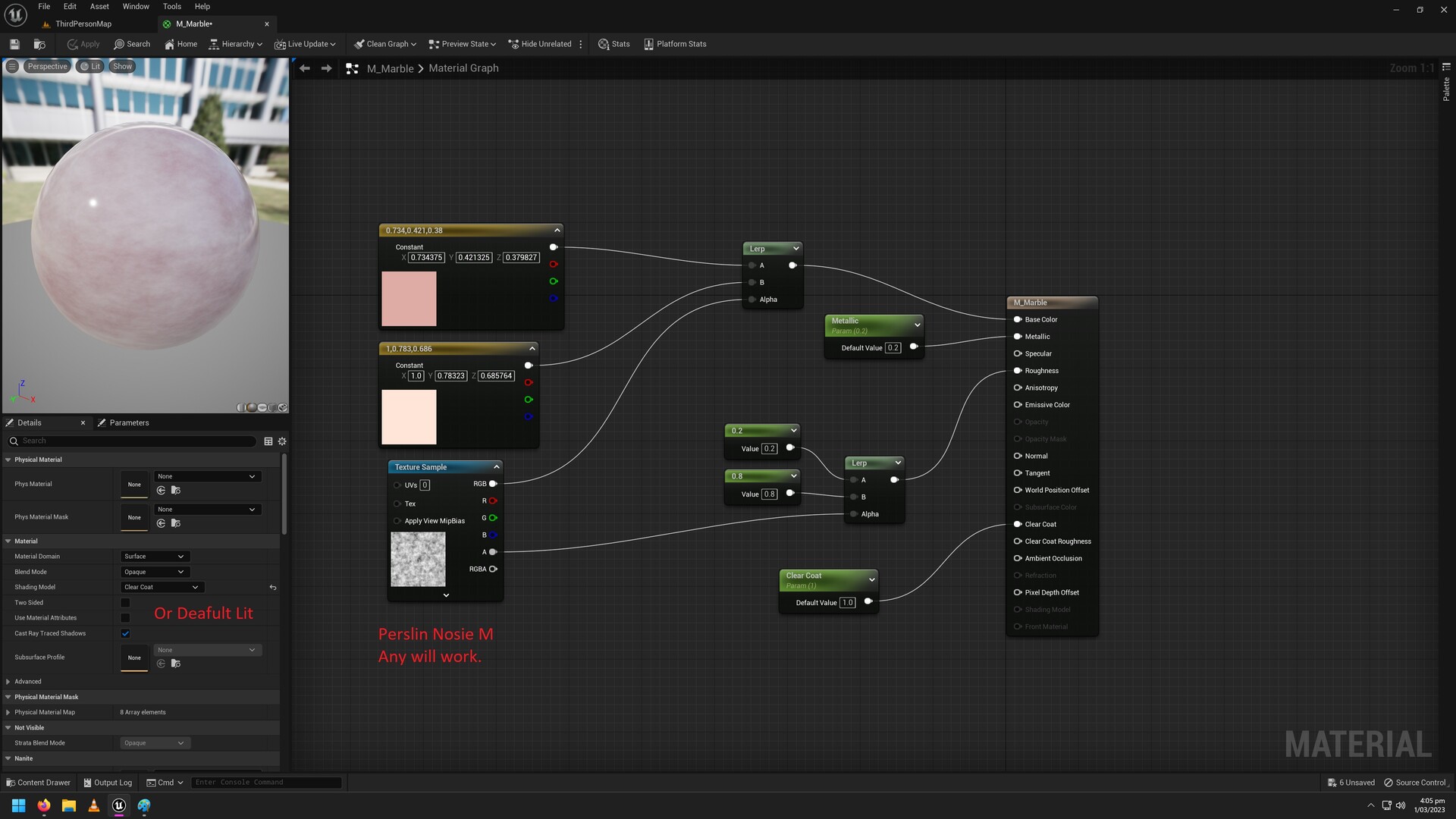 Damien Ramirez (CG) - Materials Part 1 UE5